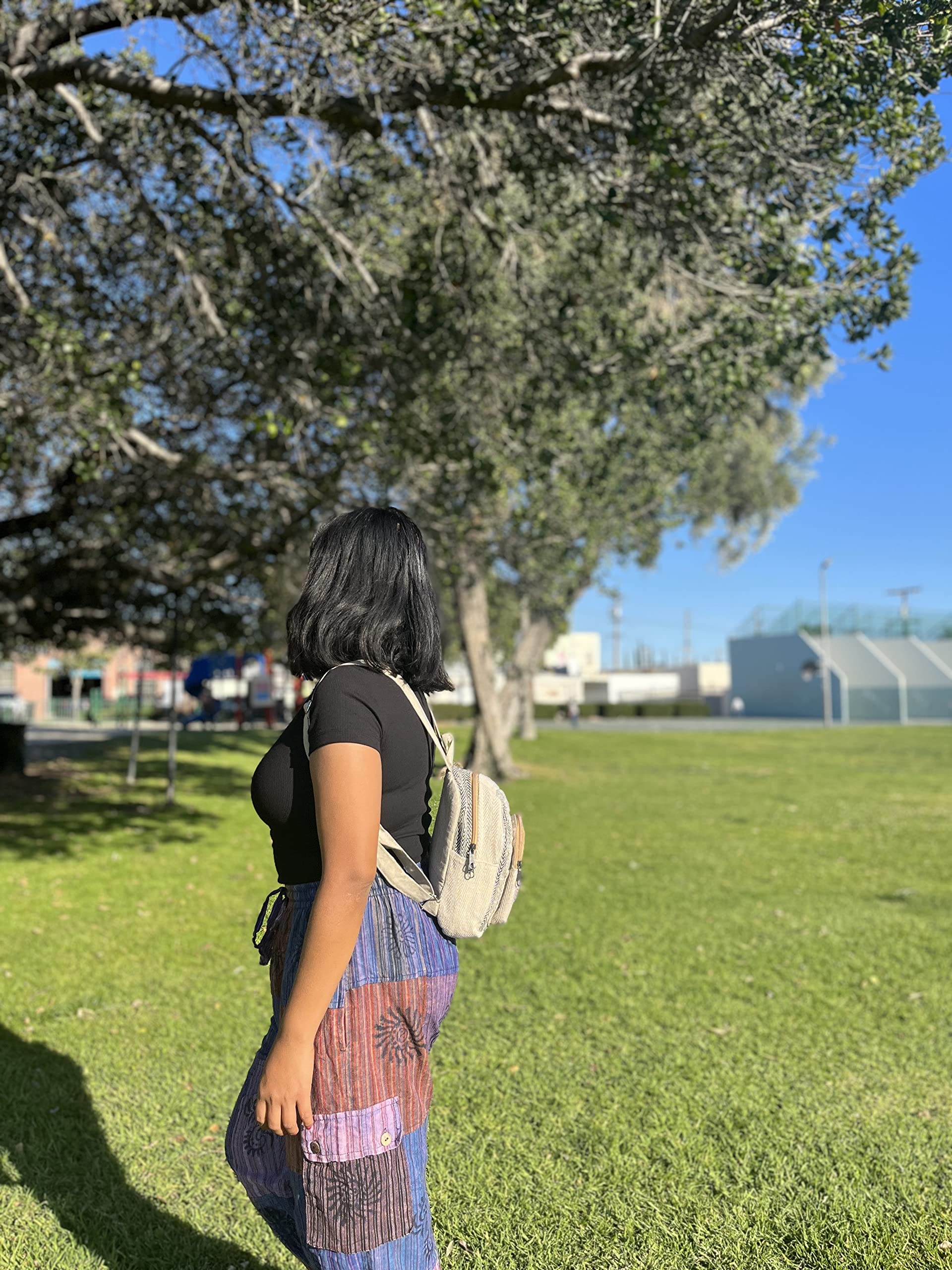 Small hemp backpack, himalayan hemp backpack, festival backpack, hiking backpack