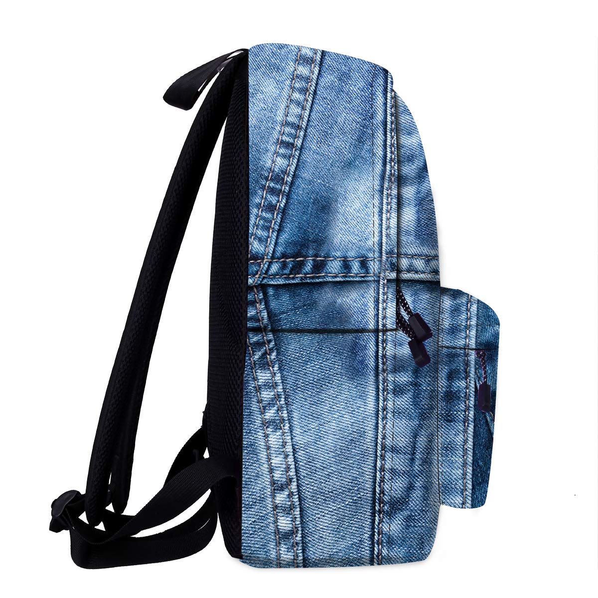 JBS-NO.1 Cute Cats Backpack for Teen Girls,Canvas BookBags for School (Blue1)