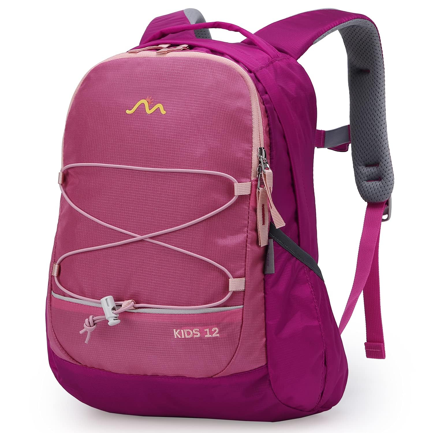 MOUNTAINTOP Kids Backpack for Boys Girls Preschool Kindergarten Hiking Daypack, Green 8.7 * 5.9 * 15"