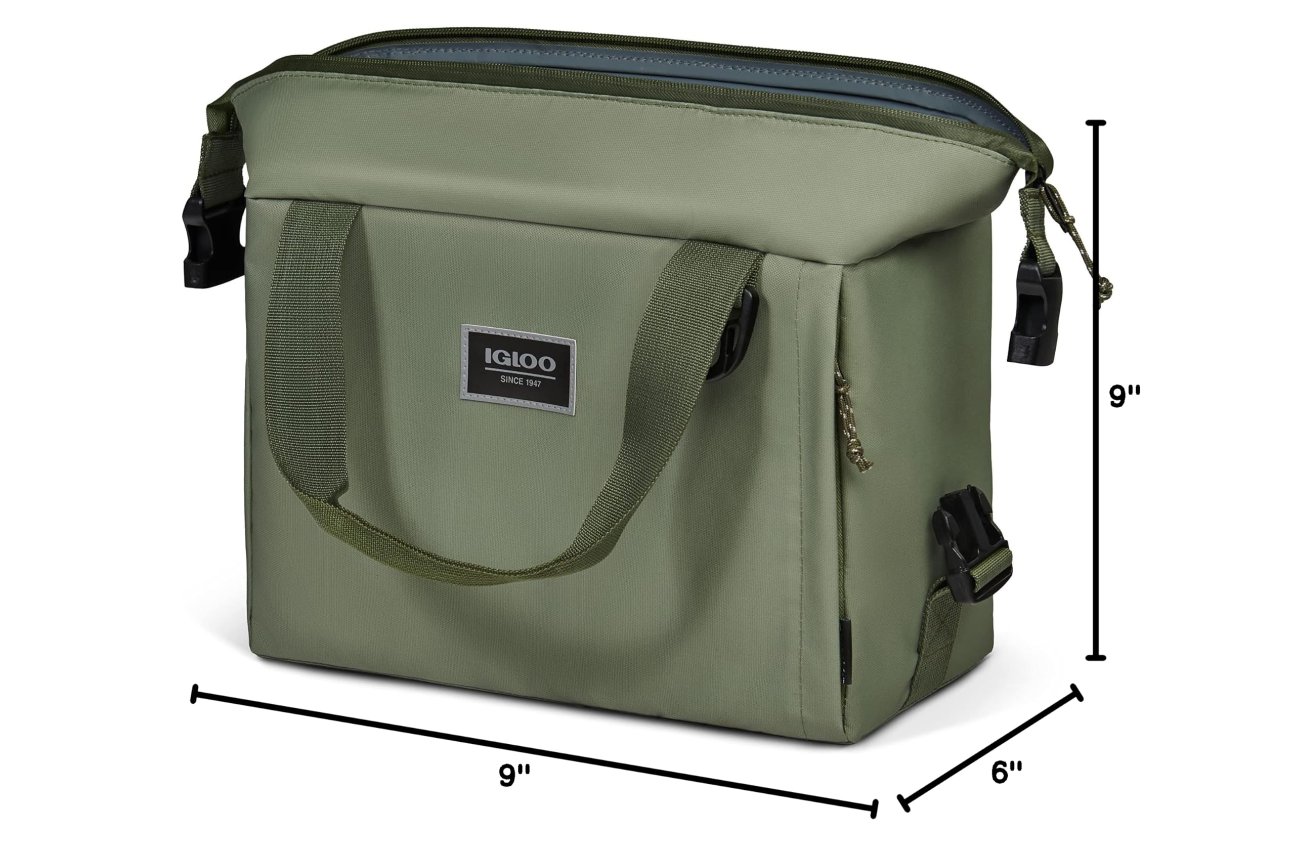 Igloo South Coast Black Snapdown 14-can Bag