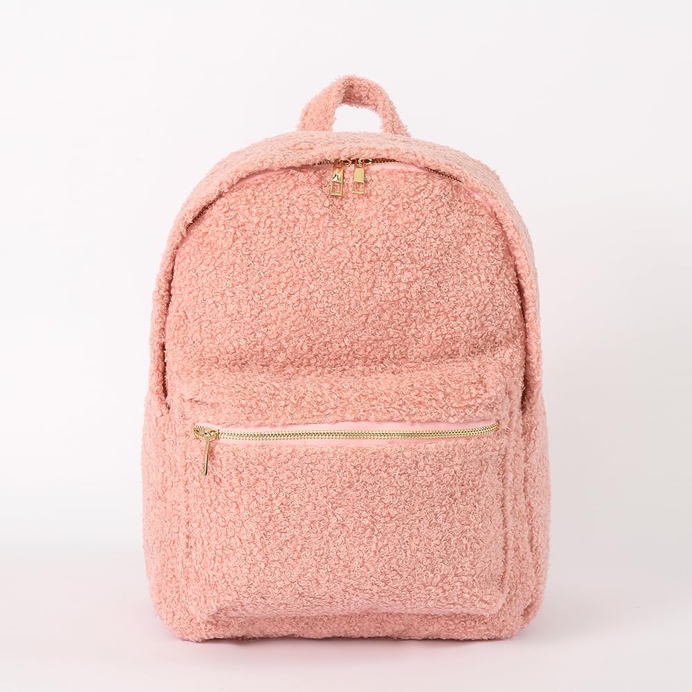 Phlox Collective Nylon Backpack, Fashion Backpack, for Women, Men, and Kids (Nude)