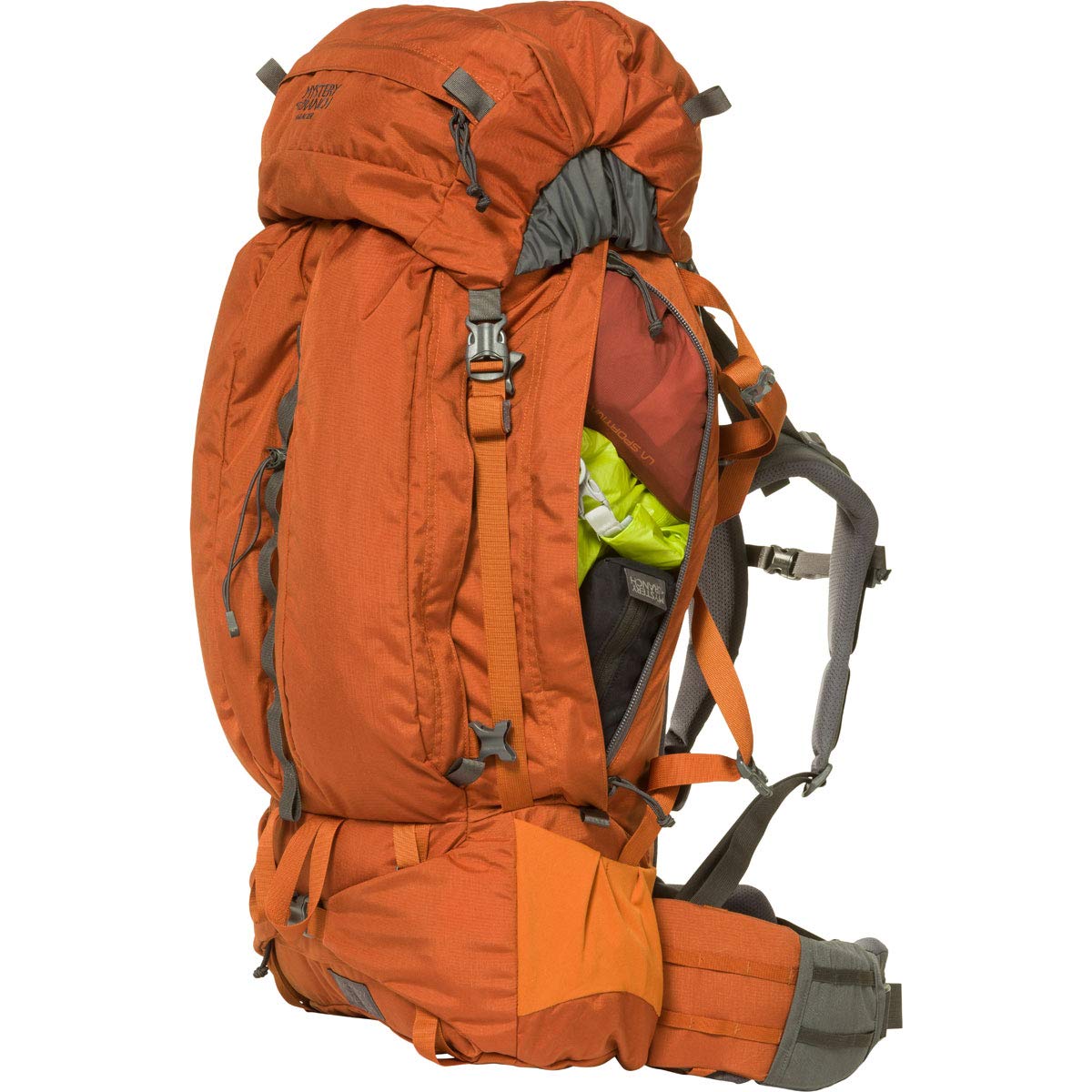 Mystery Ranch Glacier Backpack - Signature Design for Extended Trips, Cherry, Medium