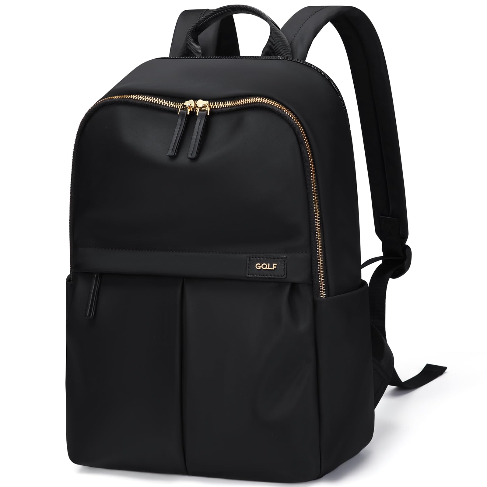 GOLF SUPAGS Laptop Backpack with Separate Laptop Compartment Water Resistant Computer Backpacks Fits 15 Inch Notebook Travel Work College Bags for Women Girls (Black)
