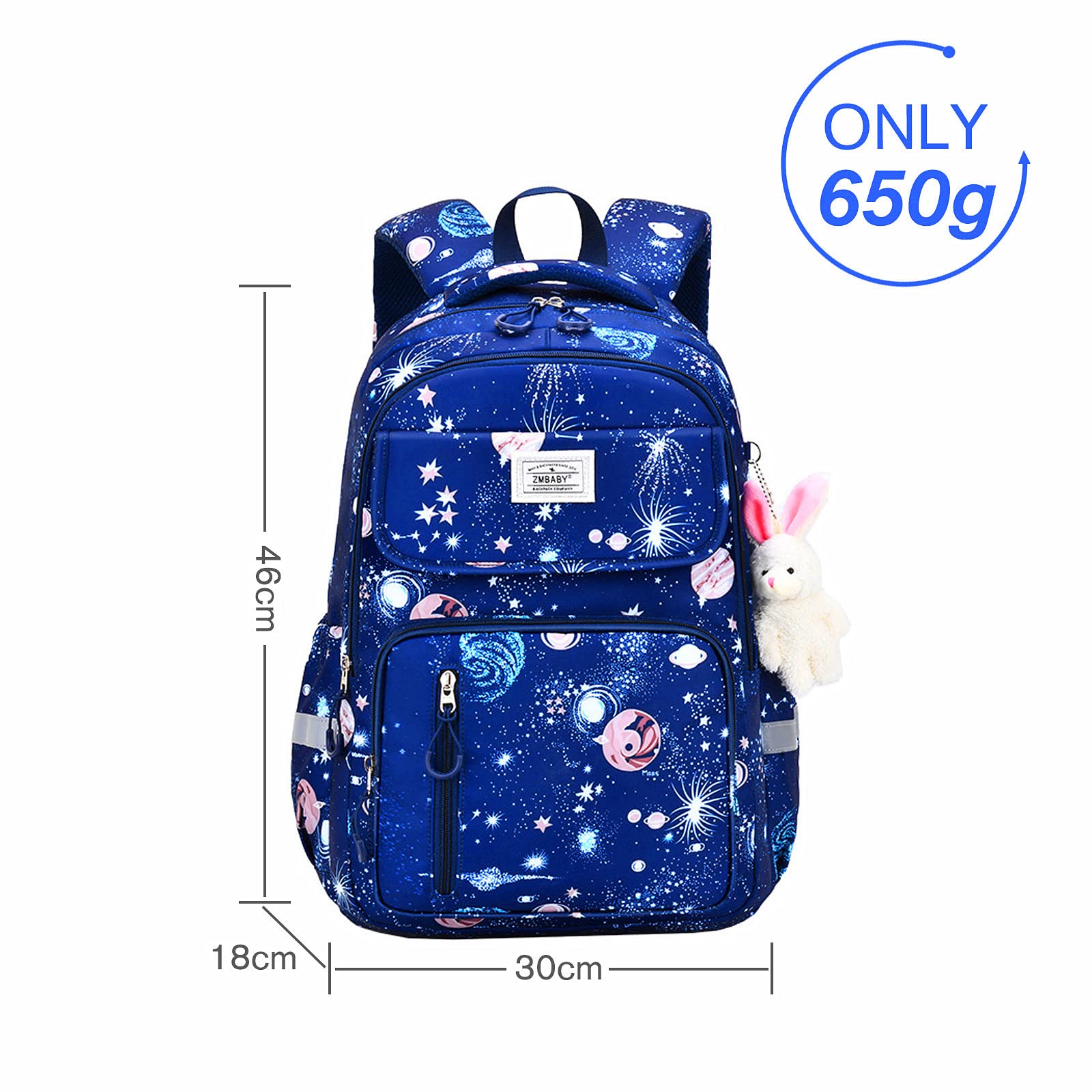 MICXKLZO School Backpack for Boys Girls, Waterproof Cute Backpack Travel Bookbag for Kids Children Casual Daypack Elementary School Bags