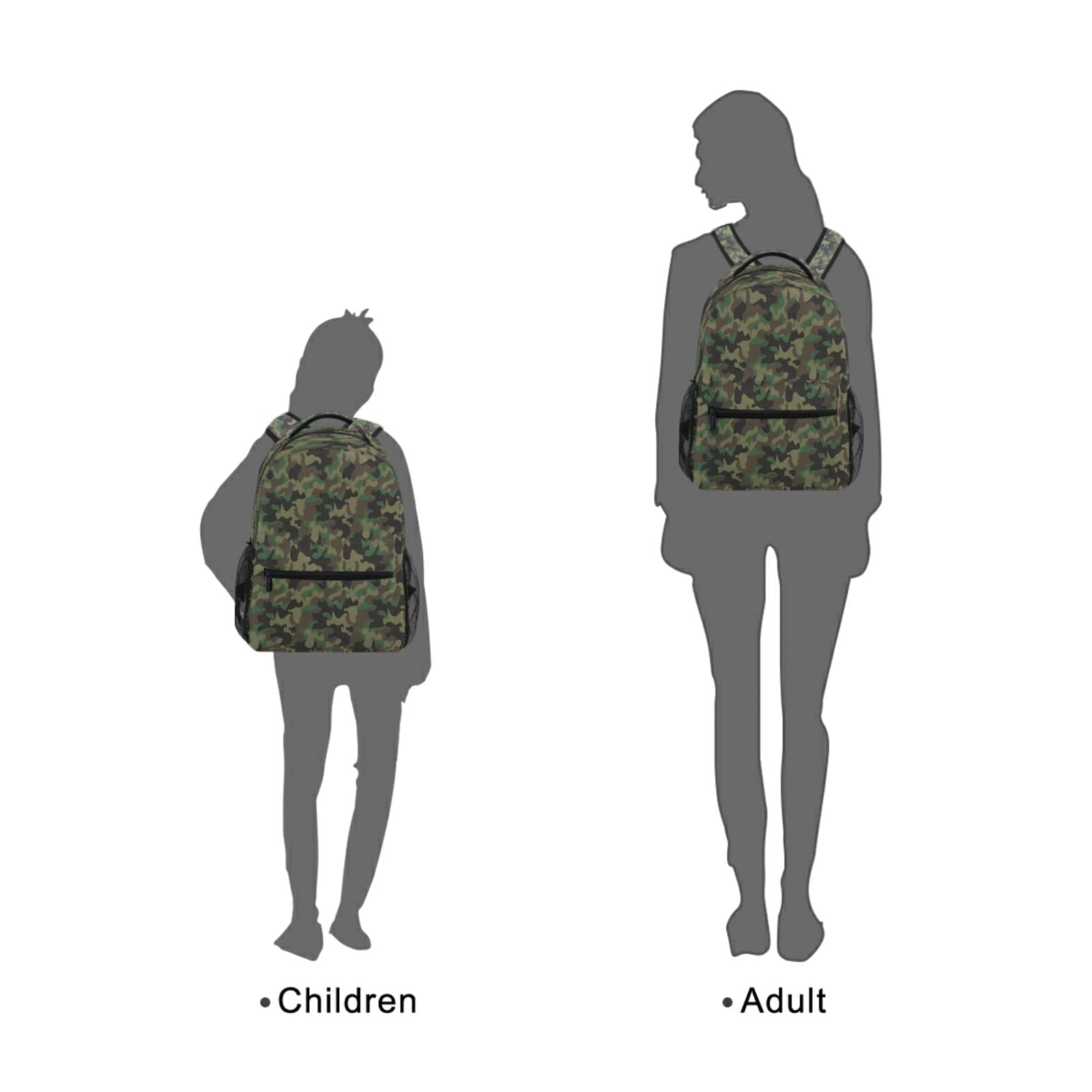 Gothic Skull Rose Flower Backpacks College School Bag Shoulder Casual Travel Daypack Hiking Camping