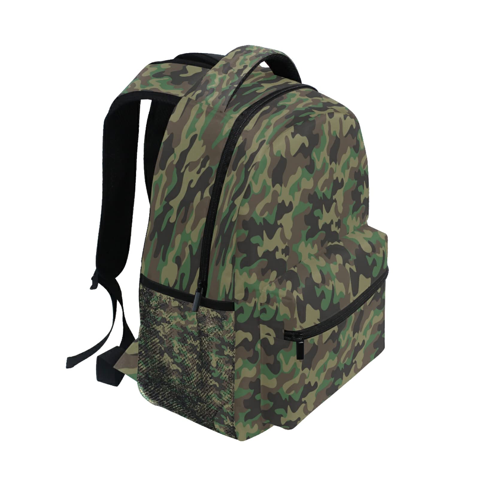 Gothic Skull Rose Flower Backpacks College School Bag Shoulder Casual Travel Daypack Hiking Camping