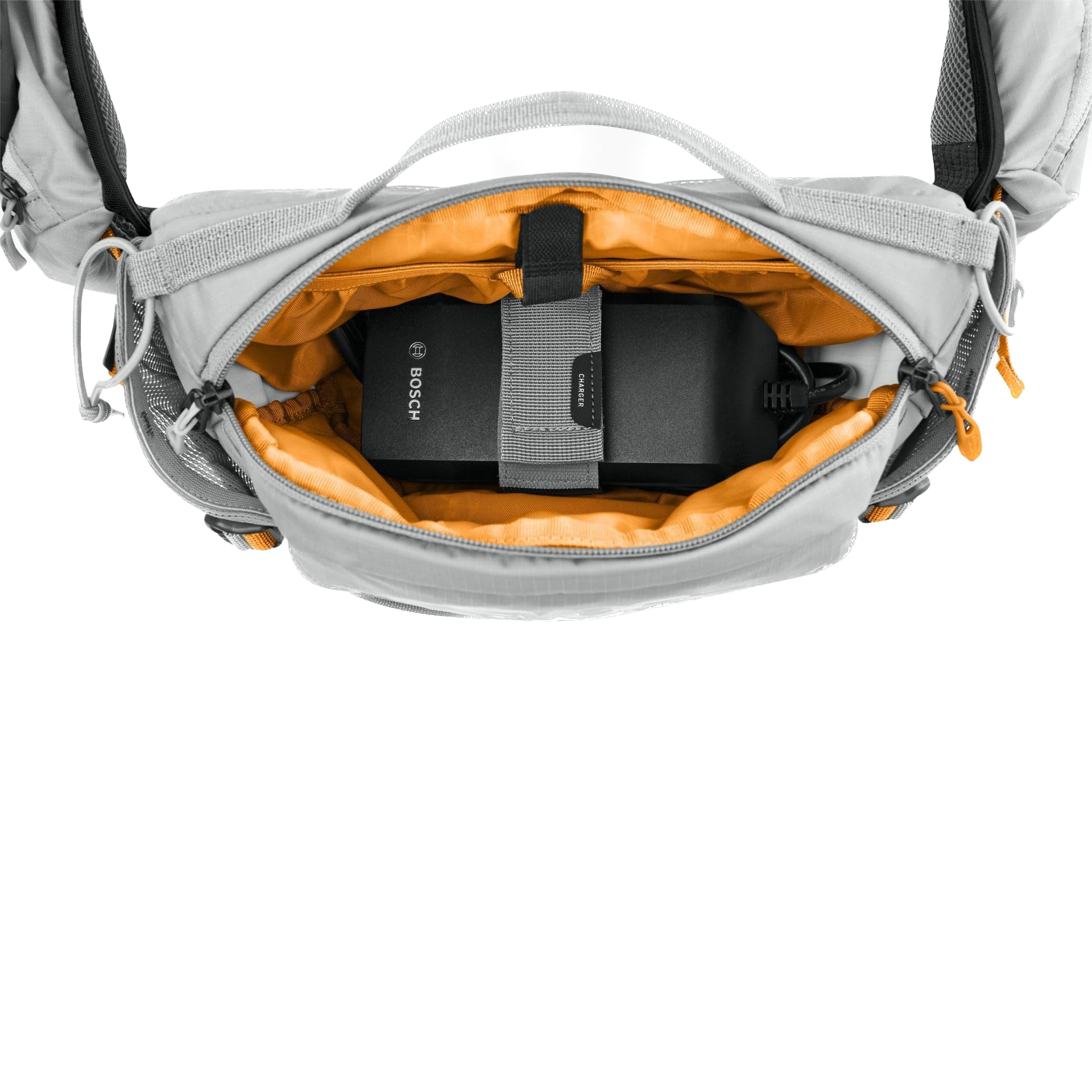 Evoc Hip Pack PRO E-Ride 3 Waist Bag for E-Bike Tours & Trails, 3L Capacity, Airflow Contact System, AIRO Flex Waist Belt, Venti Flap System, Bottle Holder, Stone, Stone, Backpack