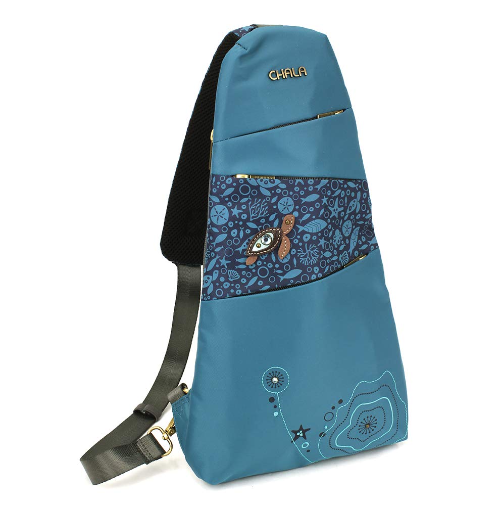 CHALA CV-Escape Sling Backpack - Turtle - Turquoise