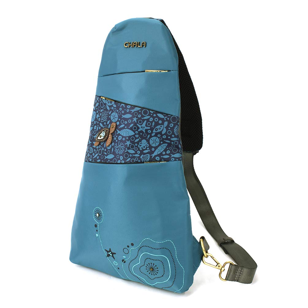 CHALA CV-Escape Sling Backpack - Turtle - Turquoise