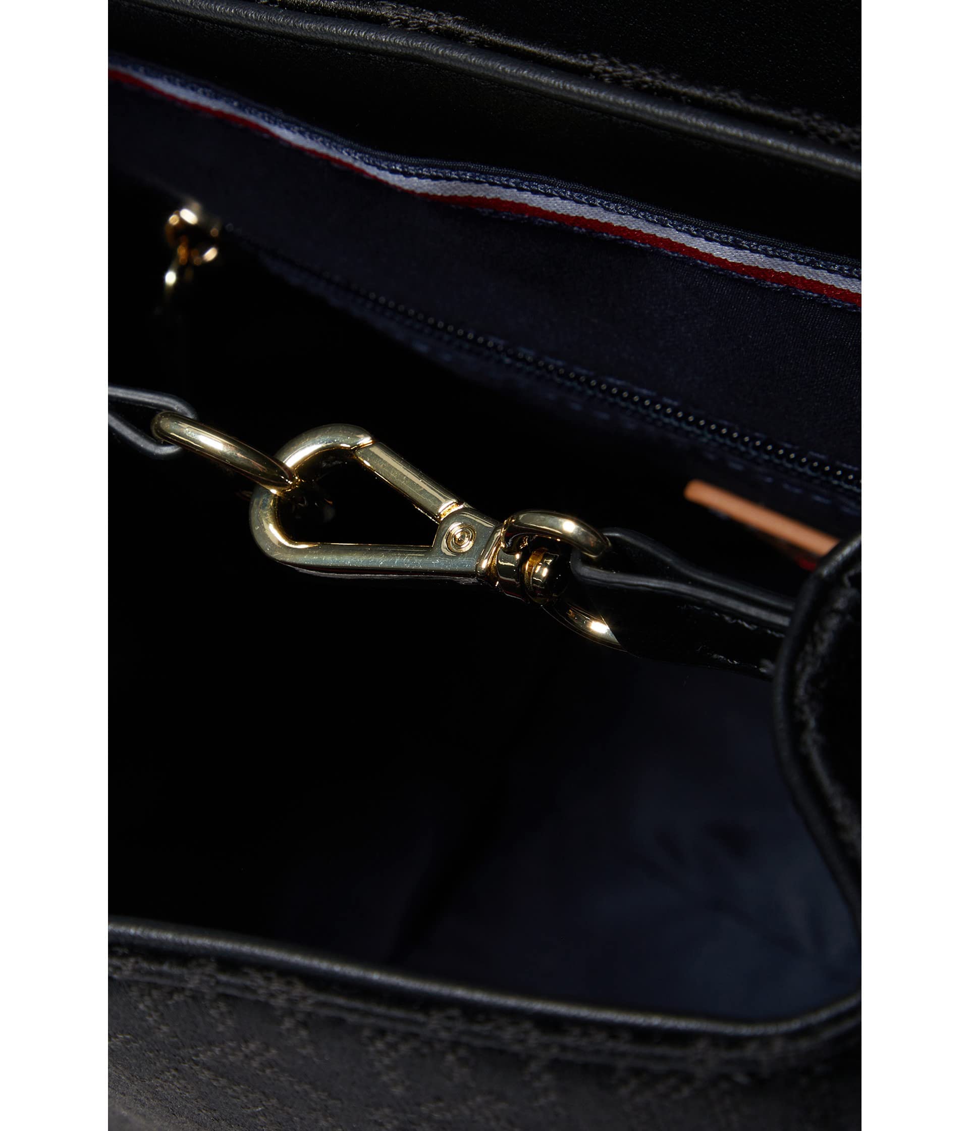 Tommy Hilfiger Sutton Flap Backpack Jacquard Black Tonal/Black One Size