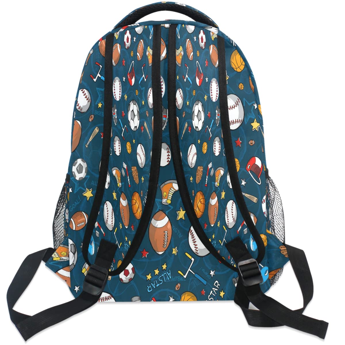 Baseball Backpacks for Boys Football Sport Theme School Backpack Bookbags for Kids Students