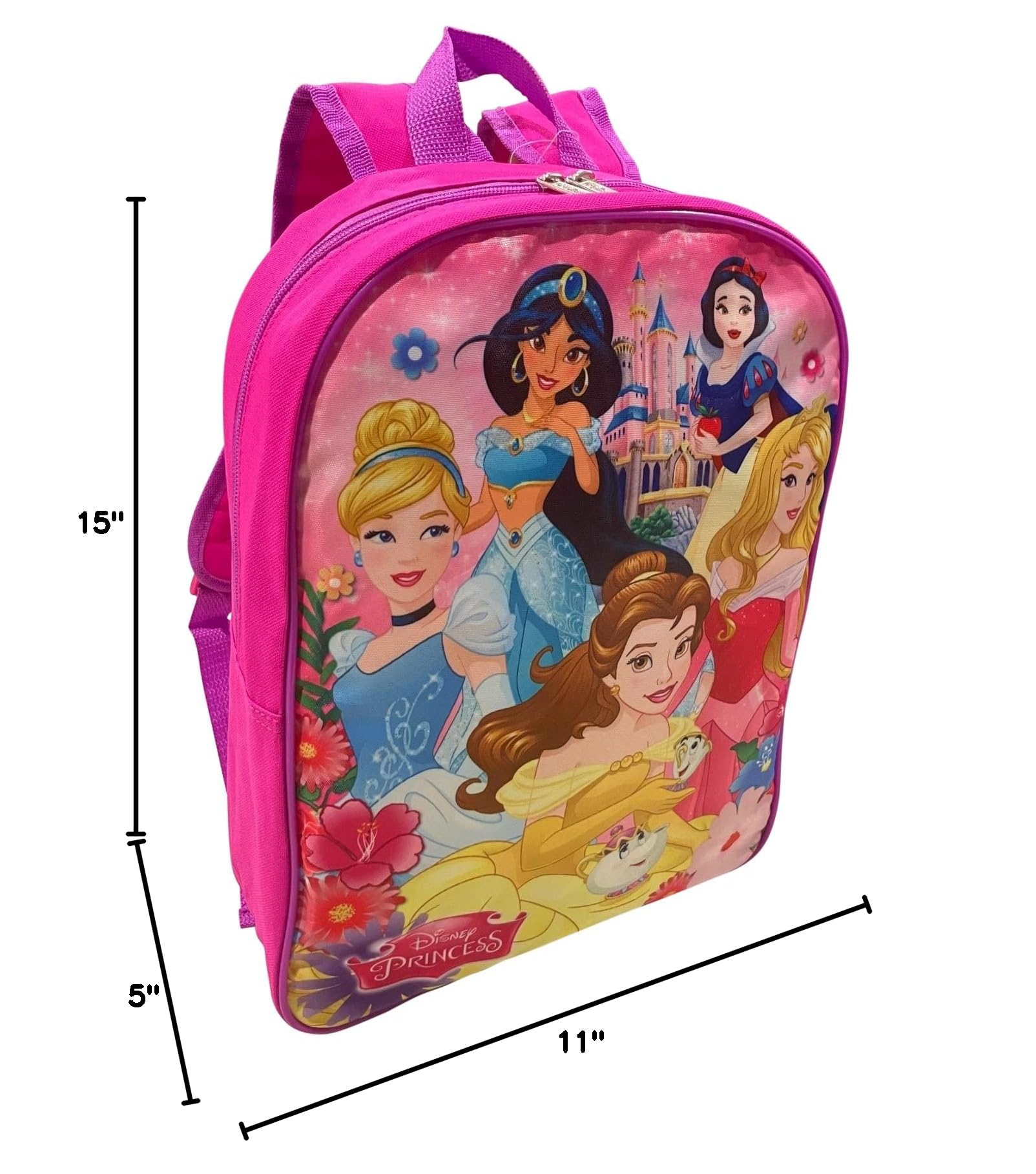 Ruz Princess Girl's 15" Backpack (Pink-Purple)