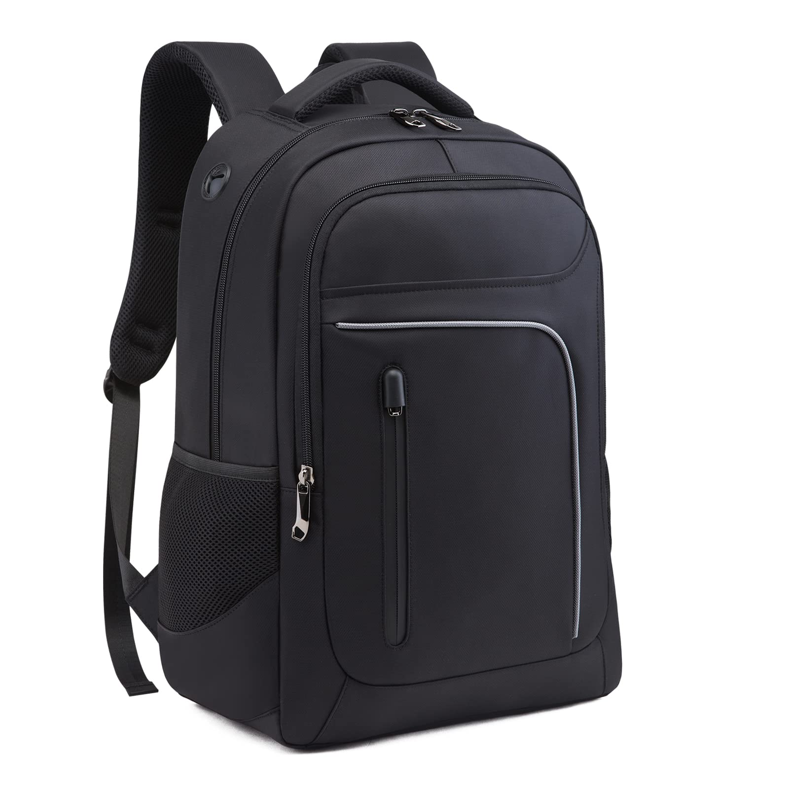 Seekvigor Travel Laptop Backpack,17.3 inch waterproof college backpack with usb charging port, 38L Durable Carry On Backpack for Business, Everyday, Work