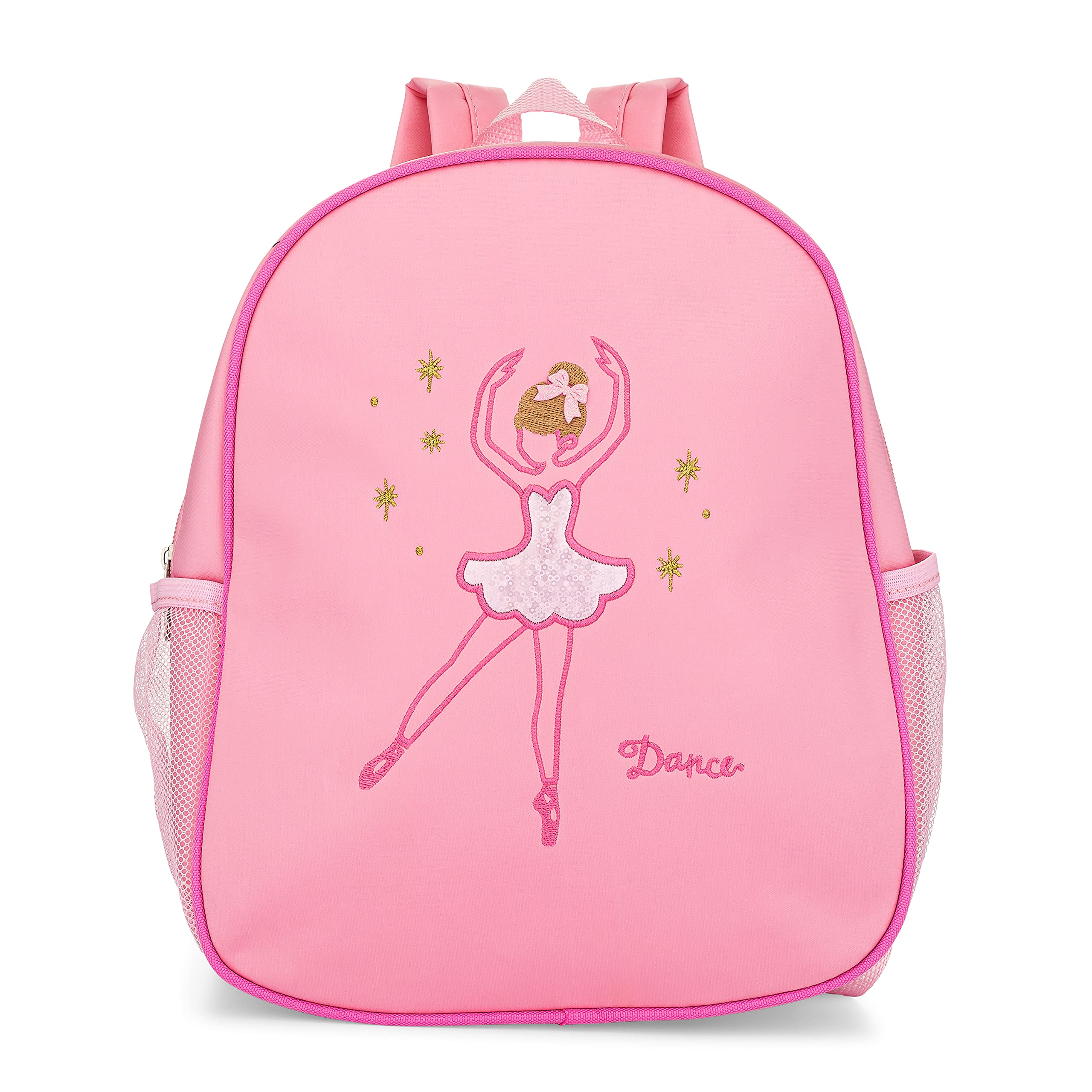 GLOBAL FBA INC Girls Dance Backpack Toddler 3-8 Years Pink