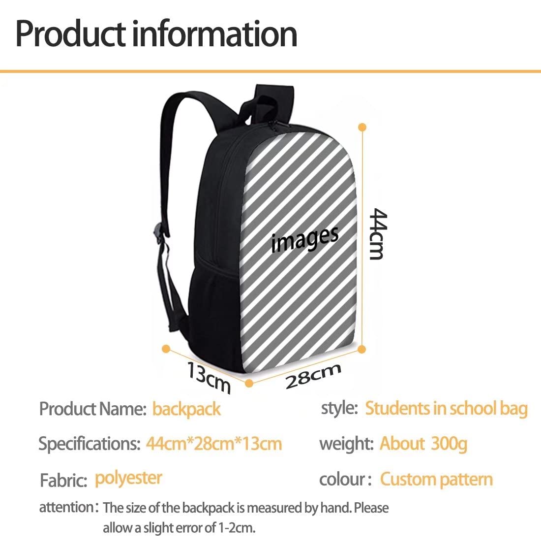 Baseball Design Backpack 3 Piece Set School Bag Bookbag with Lunch Box and Pencil Case Set for Boys Girls
