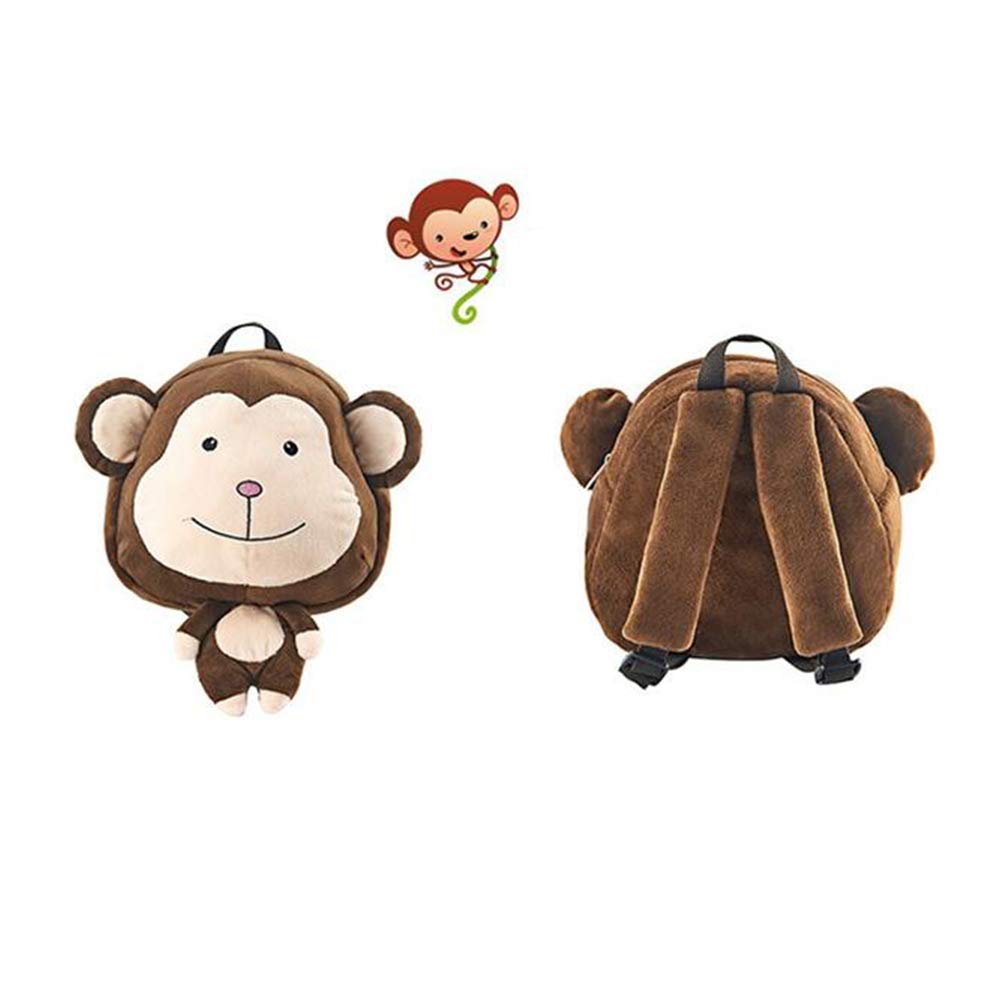 Cartoon Cute Animal Plush Toddler Backpack Children Mini Schoolbag for Kids Age 1-5 Years