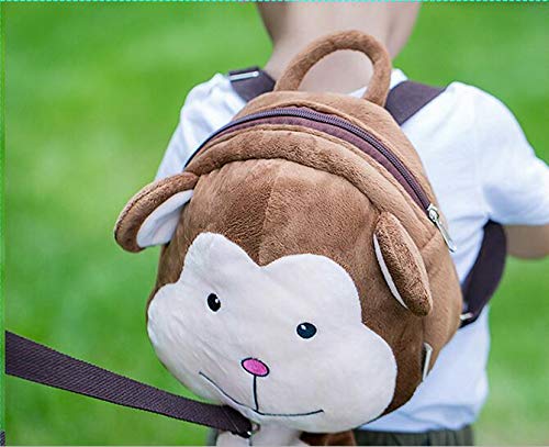Cartoon Cute Animal Plush Toddler Backpack Children Mini Schoolbag for Kids Age 1-5 Years