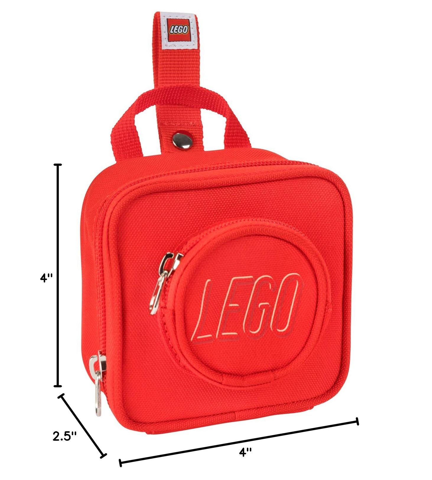 LEGO Kids Brick Mini Backpack, Red, One Size