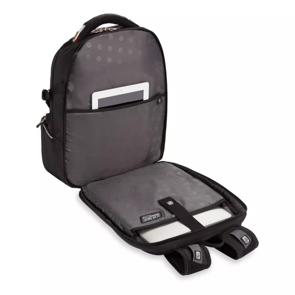 Swiss Gear Scan Smart Laptop Backpack SA6752 Black, 15 inches