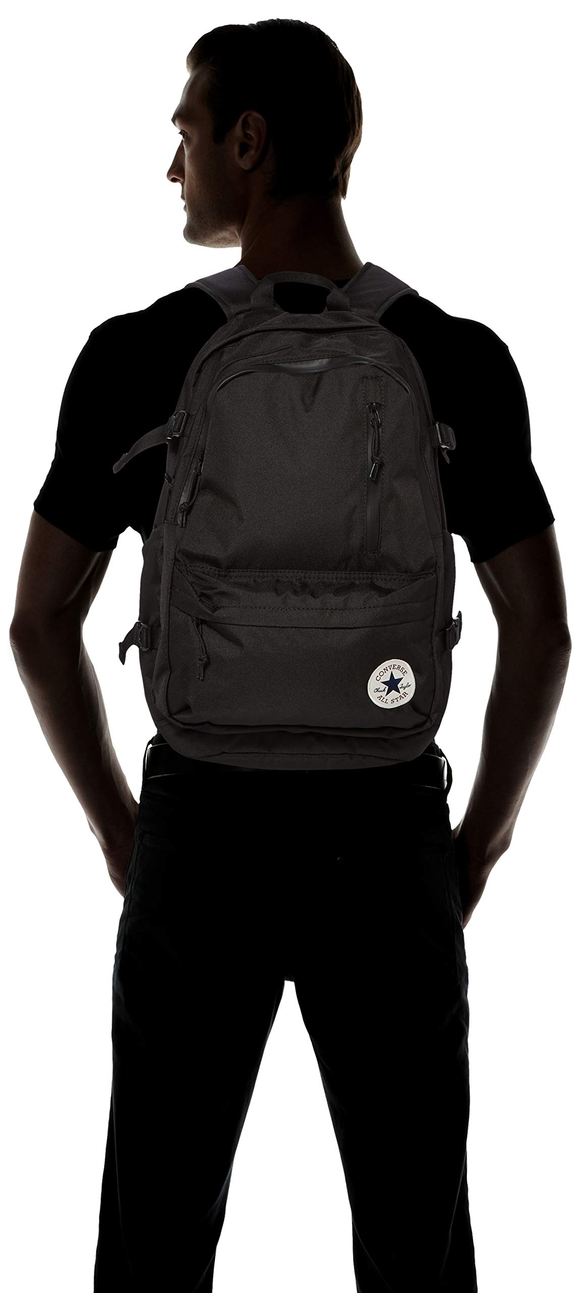 Converse Straight Edge Backpack, Navy/Obsidian, One Size