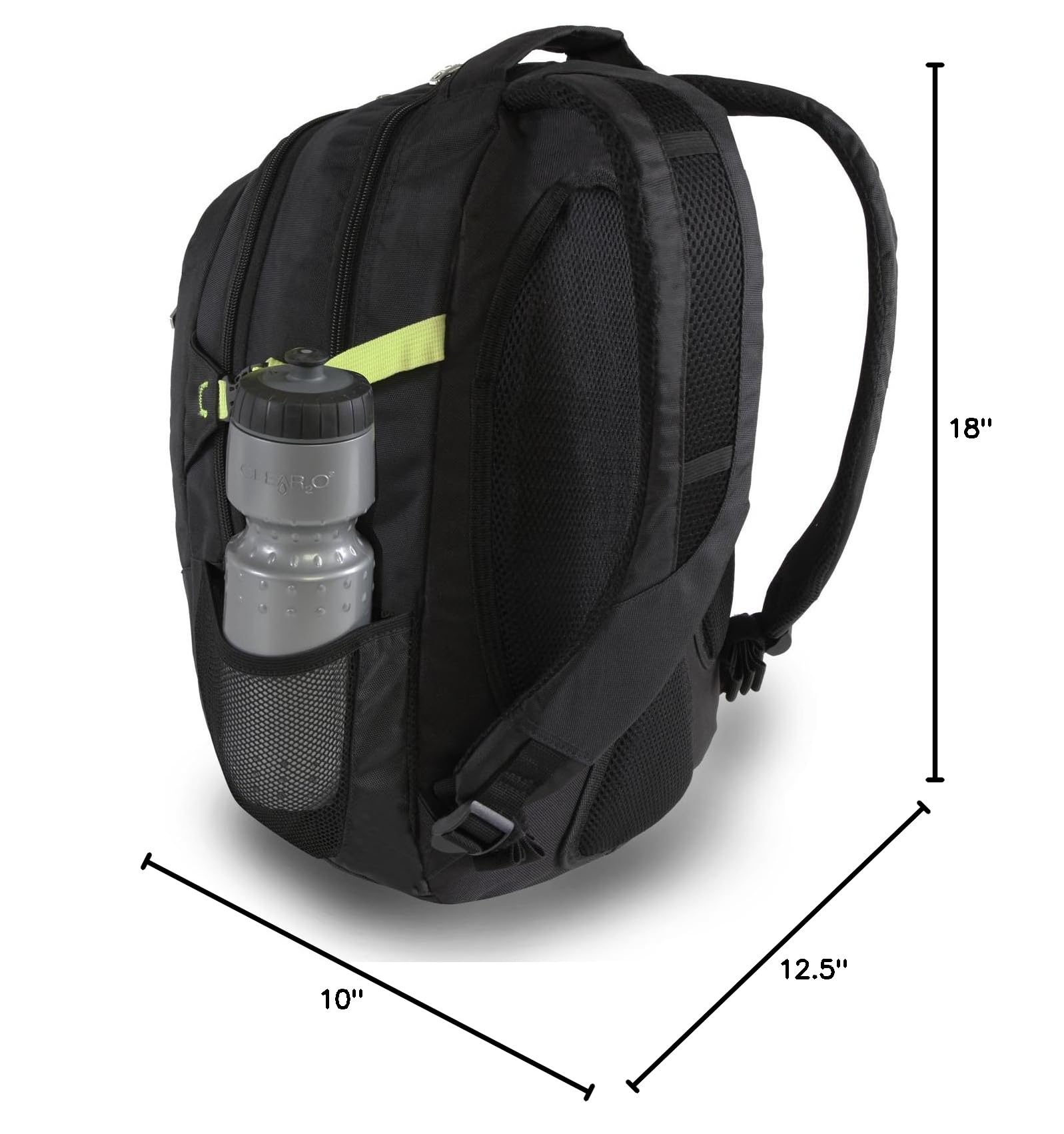 Fila Vertex Tablet and Laptop Backpack, Black, One Size