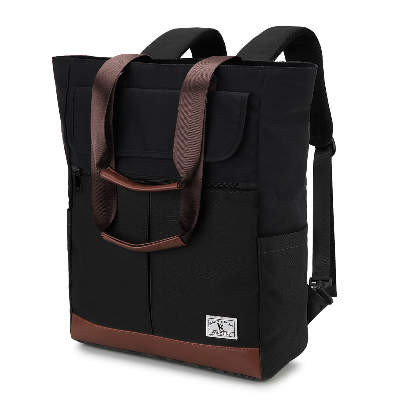 VX VONXURY Backpack for Women, 15.6 Inch Laptop Bag Water Resistant Convertible Backpack Purse for School Work Travel