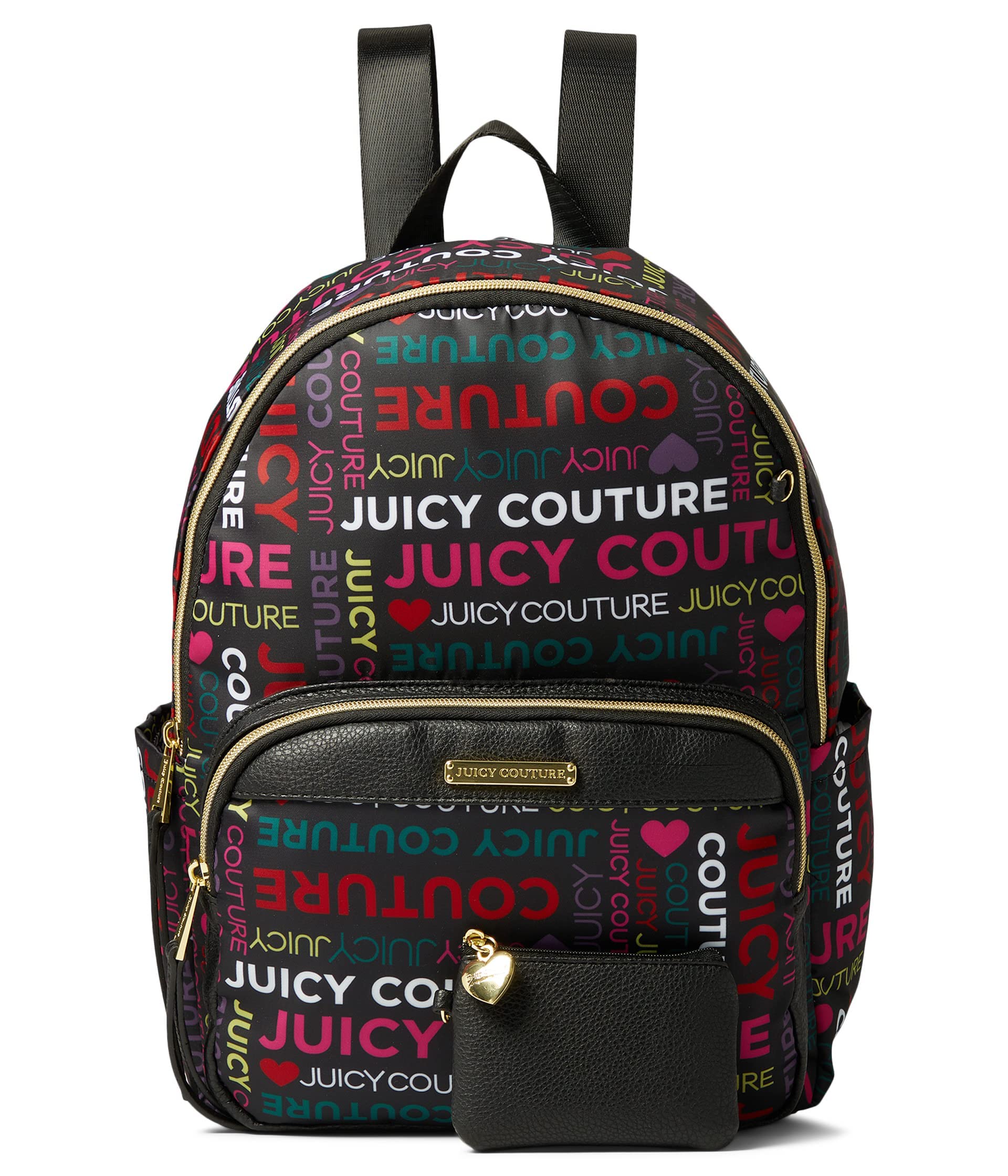 Juicy Couture Word Play Backpack Block Logo Multi One Size