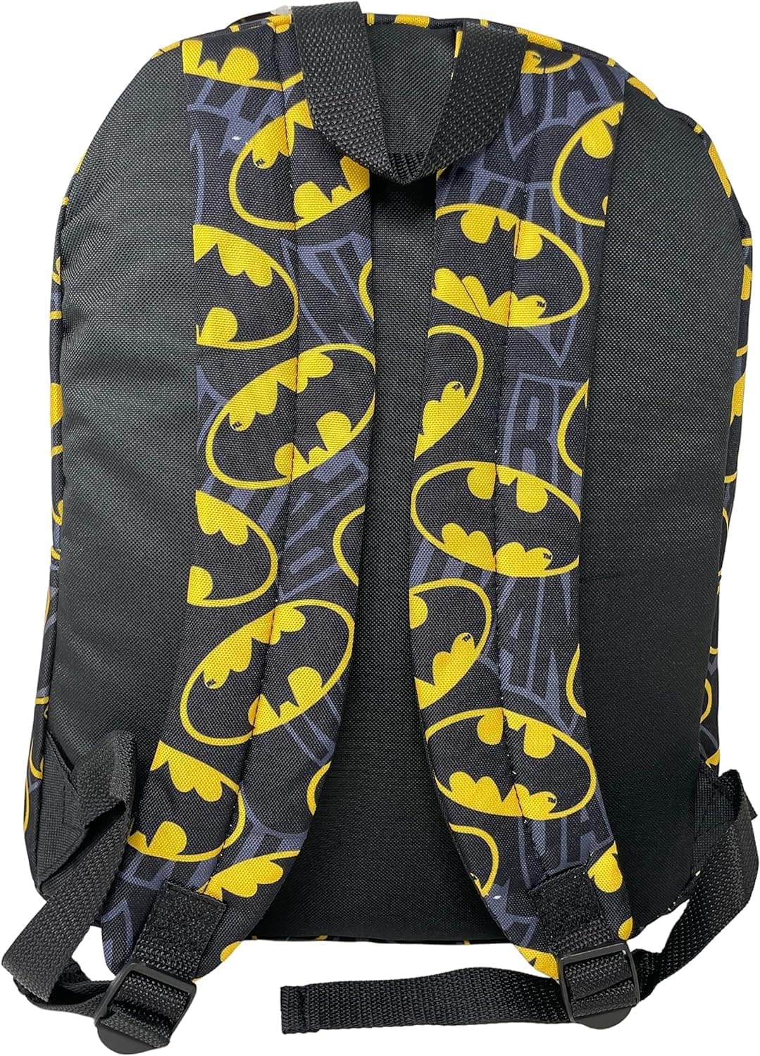 Batman Logo 16 inches Allover Print Large Backpack