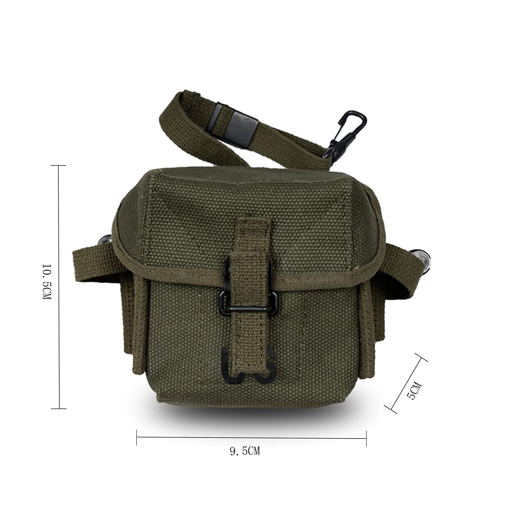 YBJBHW M1956 M1961 Equipment Vietnam War Equipment Replica WW2 US Army Korean War1956 Short Pouch 1956 Bag Kettle Belt Straps