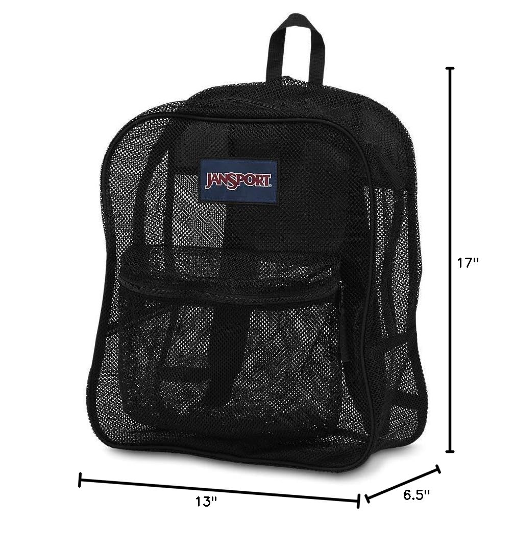 JanSport Mesh Pack (Black Black, One_Size)