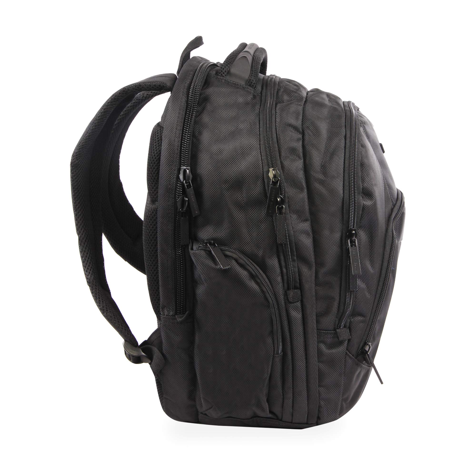 Perry Ellis M200 Business Laptop Backpack, Black, One Size