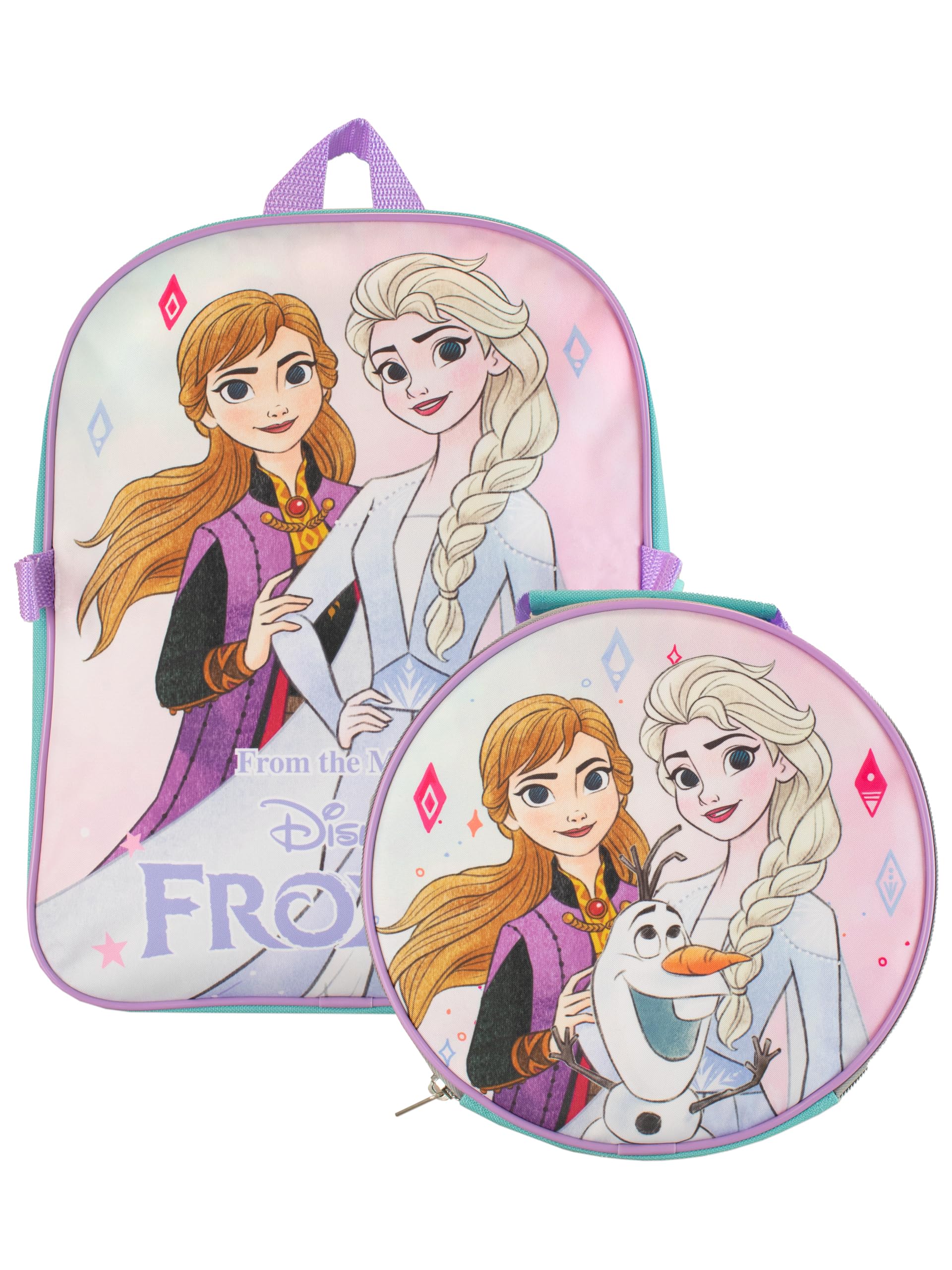 Disney Kids Backpack and Lunchbag Set Frozen Multicolored