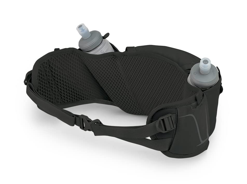 Osprey Duro/Dyna Hydration Belt with Hydraulics Soft Flasks, Dark Charcoal Grey