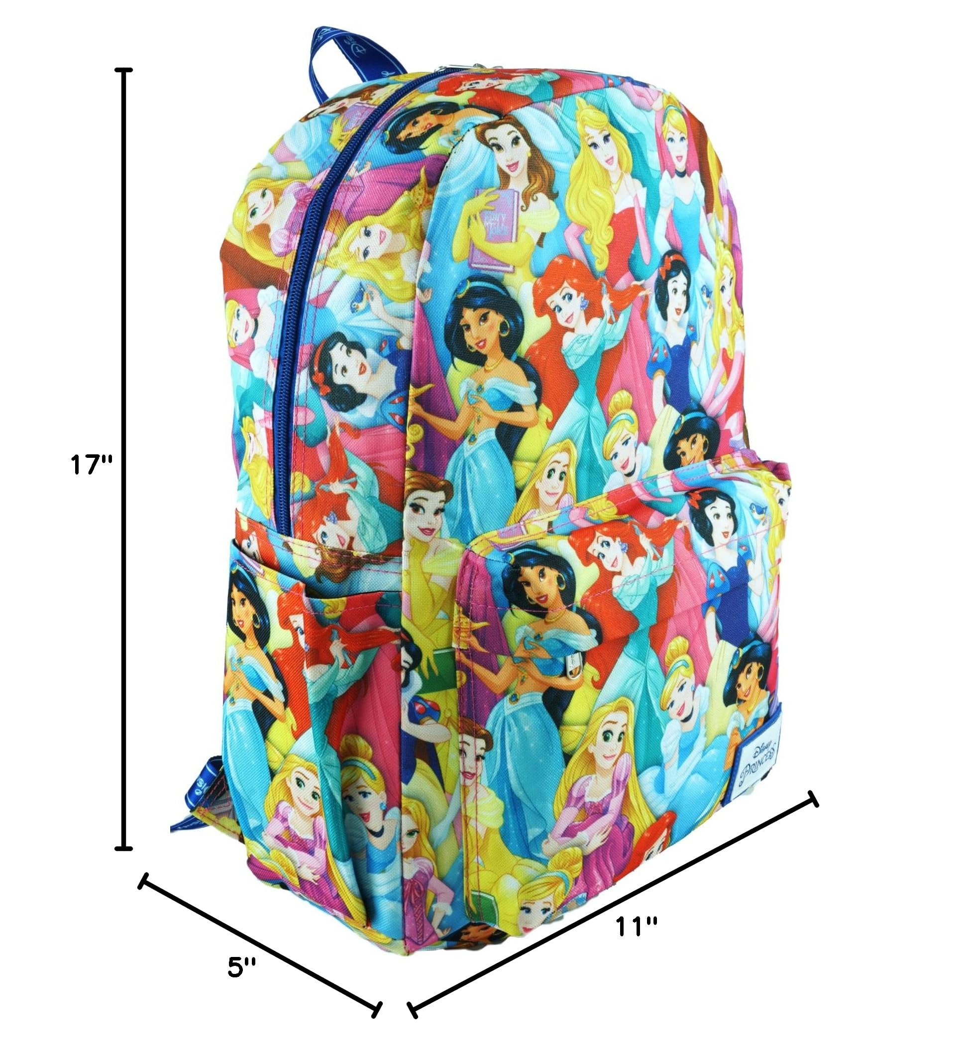 Wondapop Disney Princess 17" Backpack with Laptop Compartment (Ariel)