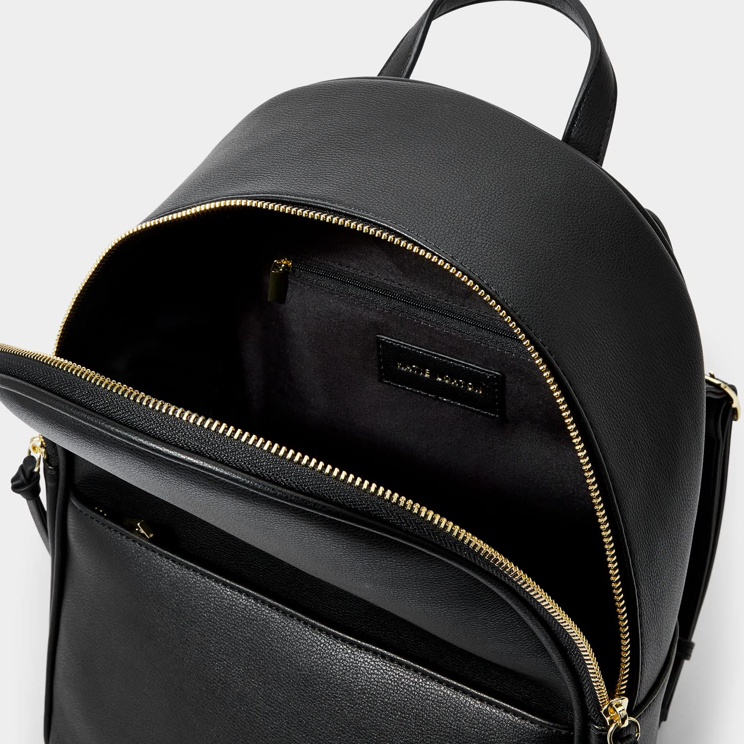 KATIE LOXTON Isla Womens Large Zippered Top Handle Backpack Black