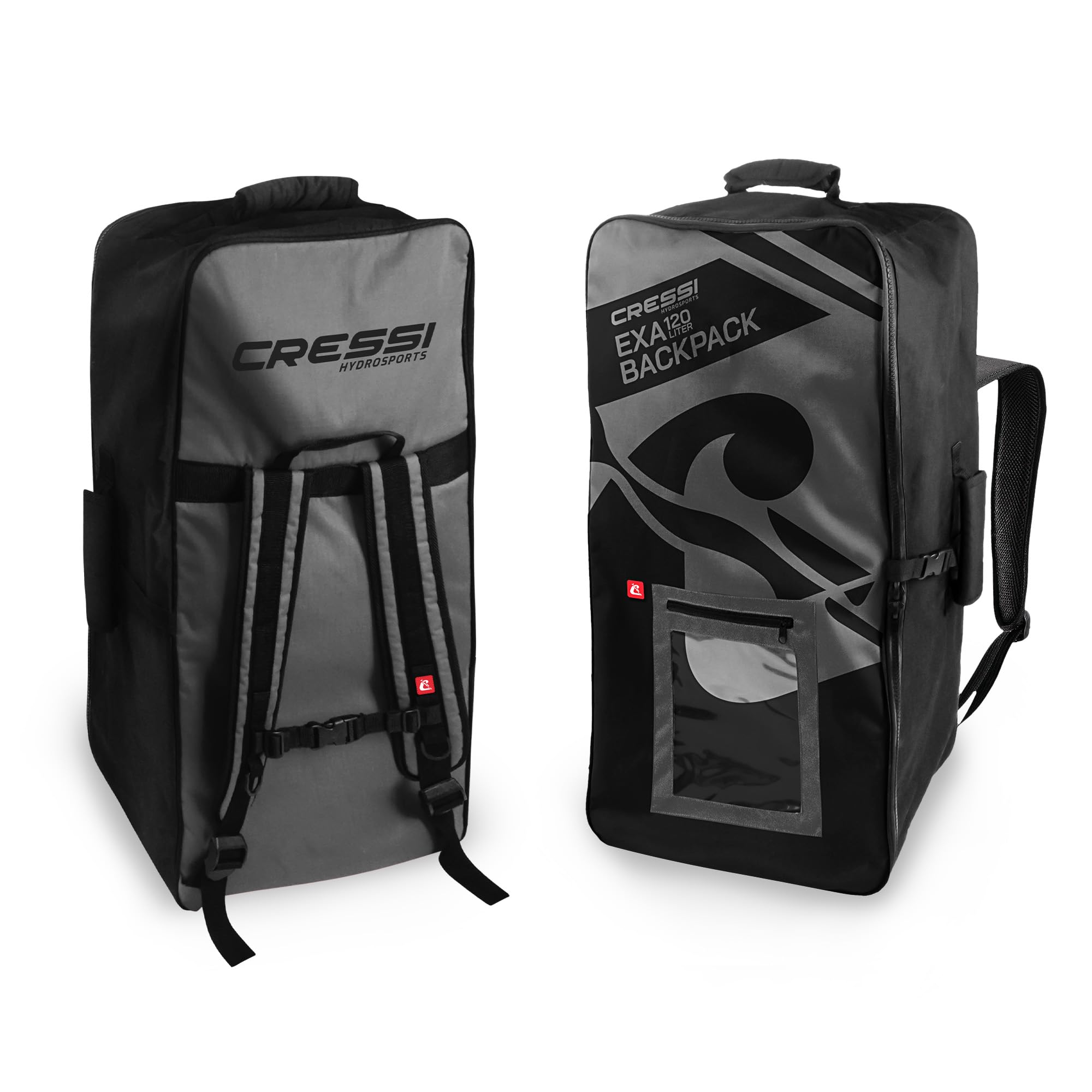 Cressi unisex adult Exa 120 L SUP Accessories, Black, L US