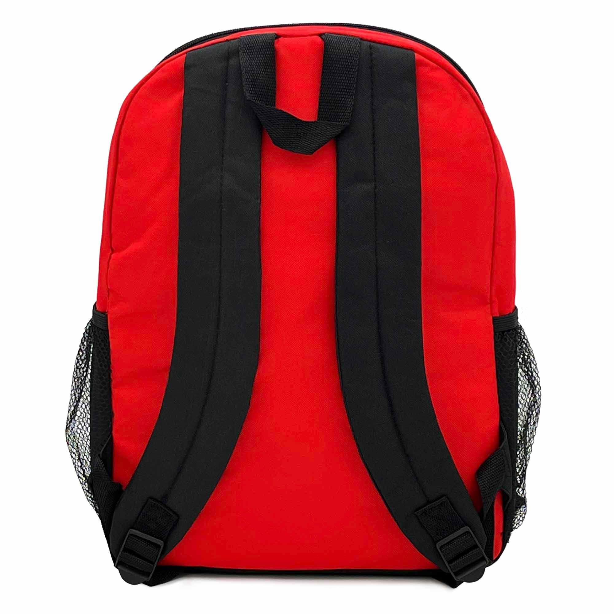DIBSIES Personalized Spider Superhero Backpack, Lunch Bag, Carabiner Clip, and Character Keychain