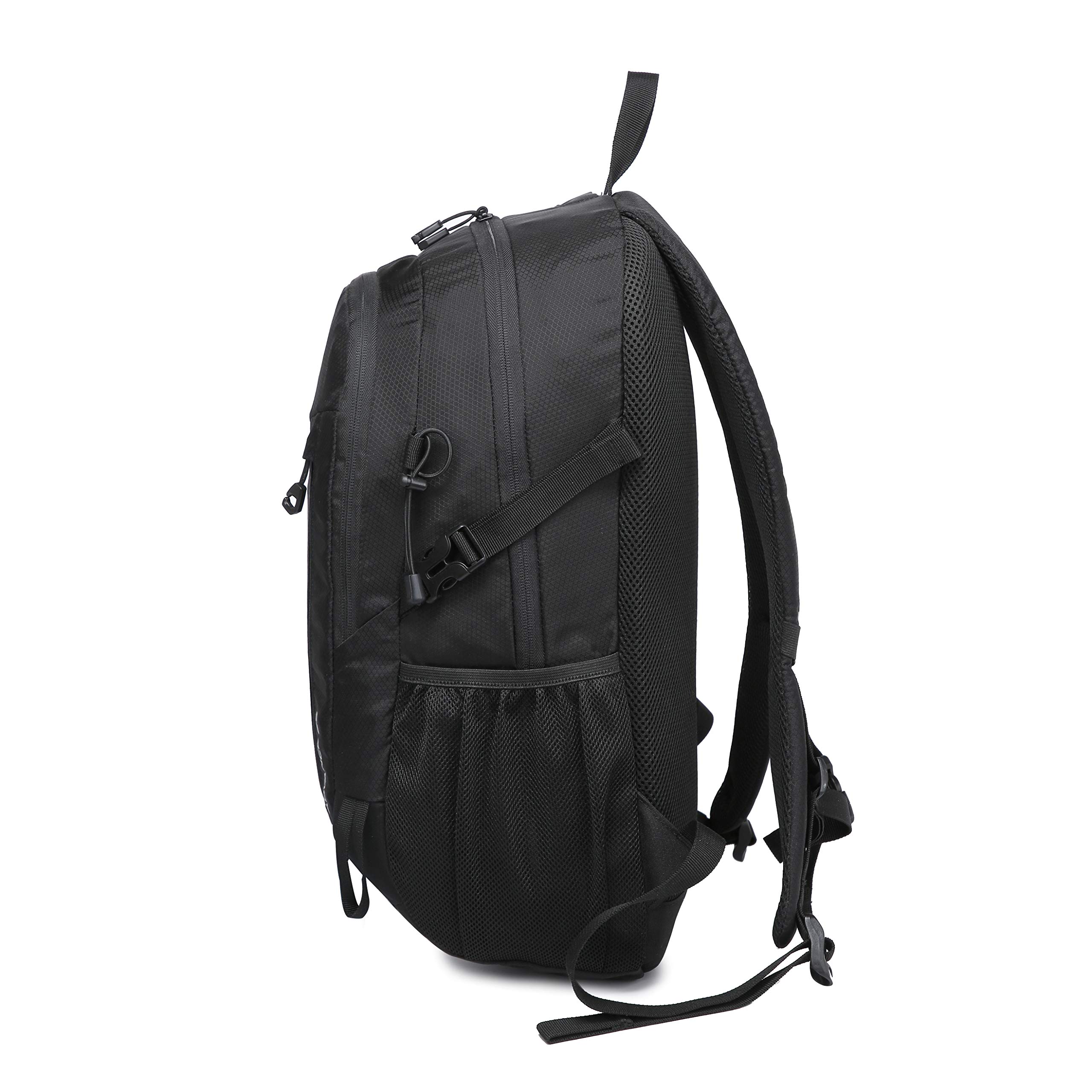 sinotron 25L Travel Hiking Backpack Daypack for Men/Women (Black)