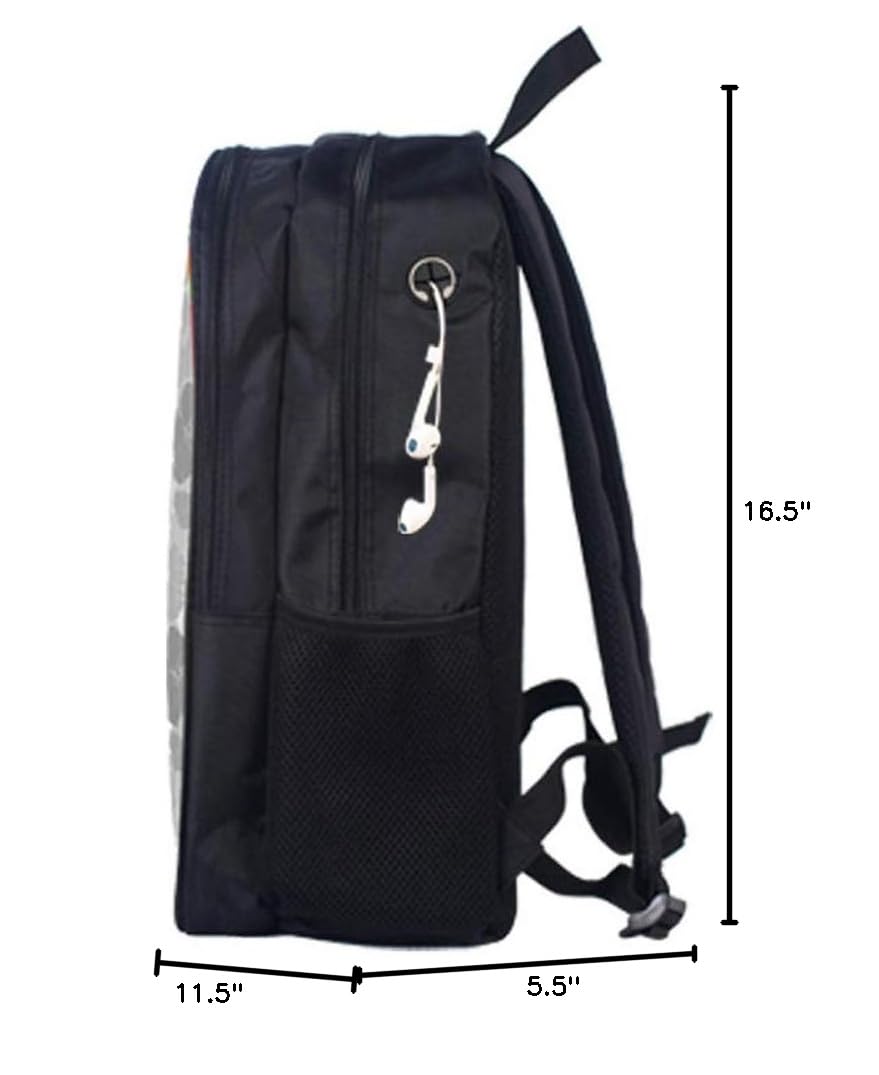 Children Backpack Unisex Pupils Cartoon Students Bookbag Canvas Schoolbag Kid's Knapsack Teens Boy Girl Daypack (Style 1)