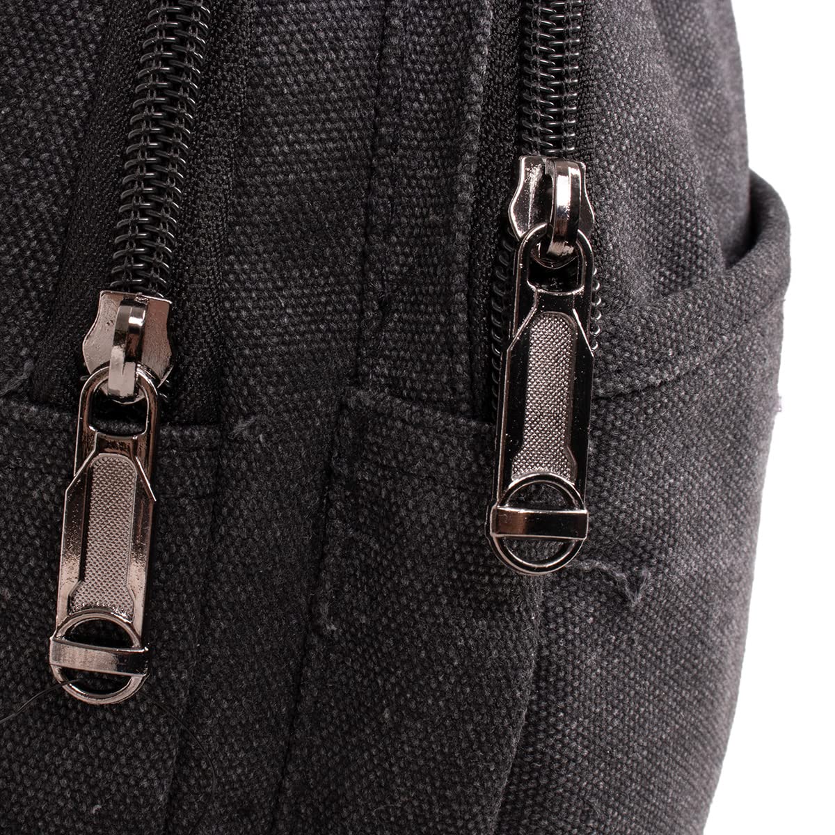 WESTEND Crossbody Canvas Sling Bag Backpack with Adjustable Strap, Charcoal