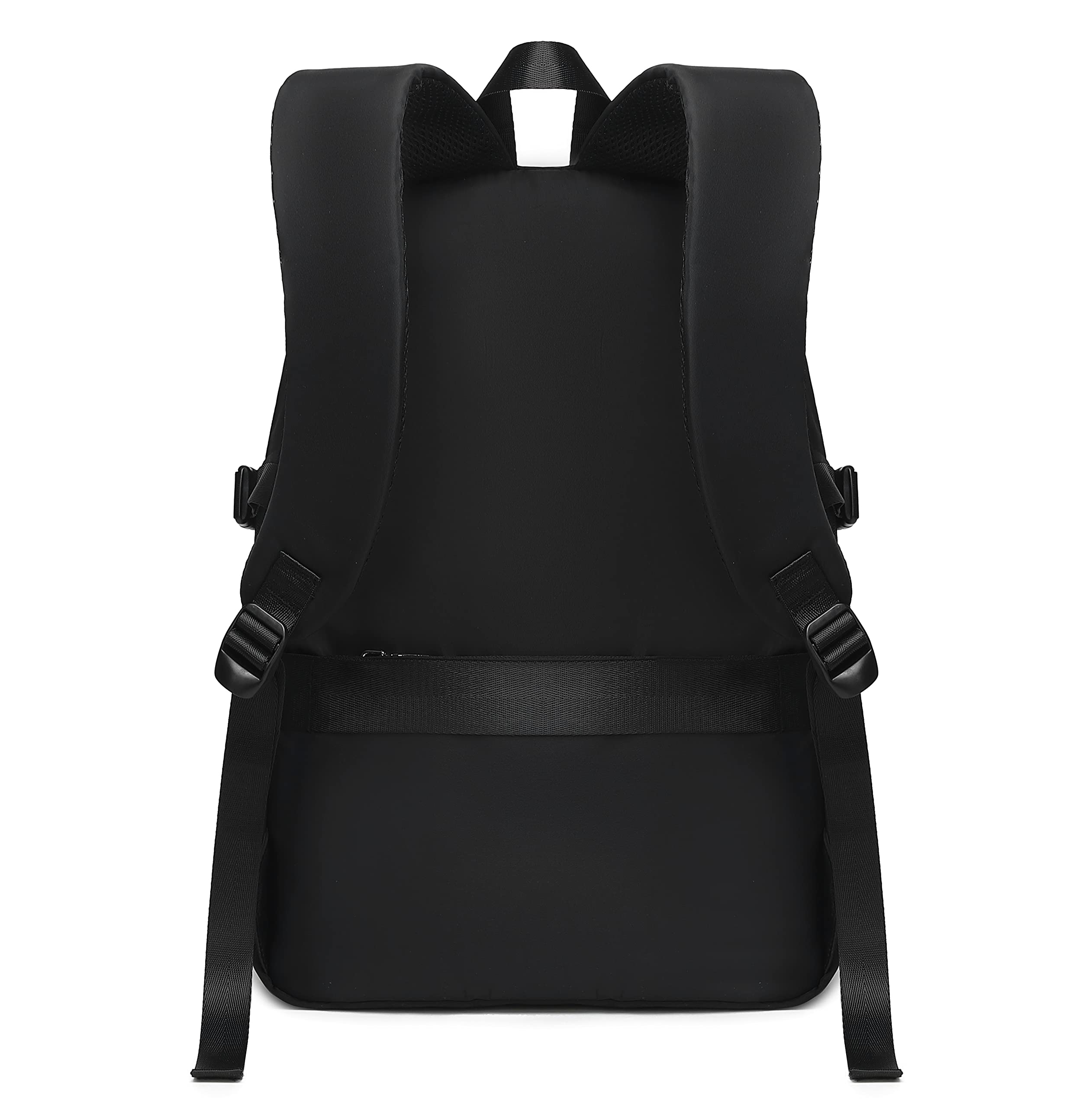 Teecho Stylish Laptop Backpack For Men and Women Roomy Rucksack for Travel Black