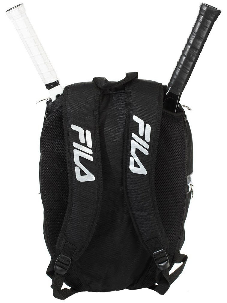 Fila Ultimate Tennis with Shoe Pocket, Black/Grey, One Size