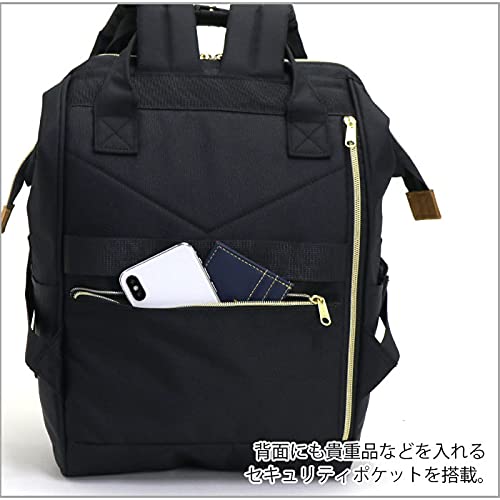 anello(アネロ) Base Backpack (R), Black (Black 19-3911tcx)