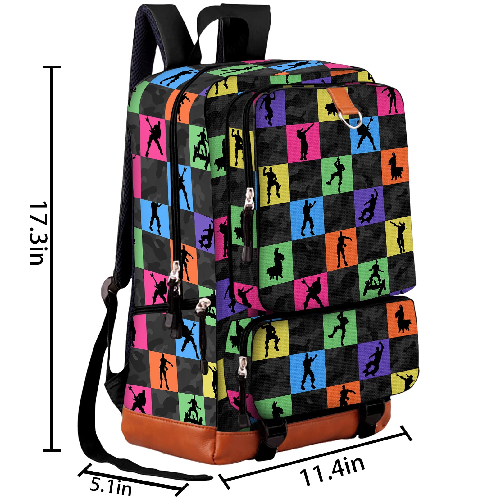 Tvmpkix Travel Laptop Backpack, Laptop Book Computer Bag Large Capacity Lightweight School Backpack Waterproof Carry On Essentials for Kids Men Women Work College B-RED