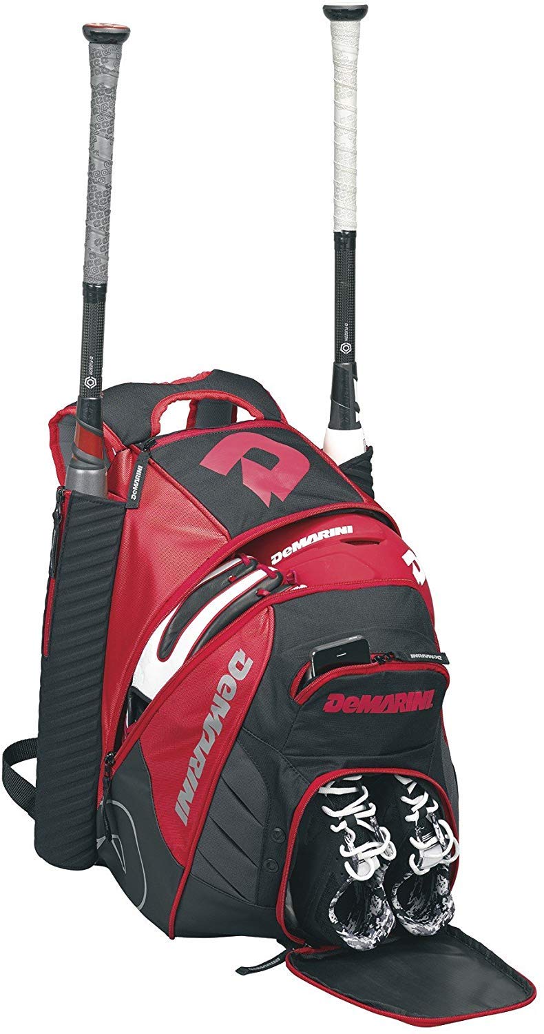 DeMarini Voodoo Rebirth Baseball Backpack - Scarlet