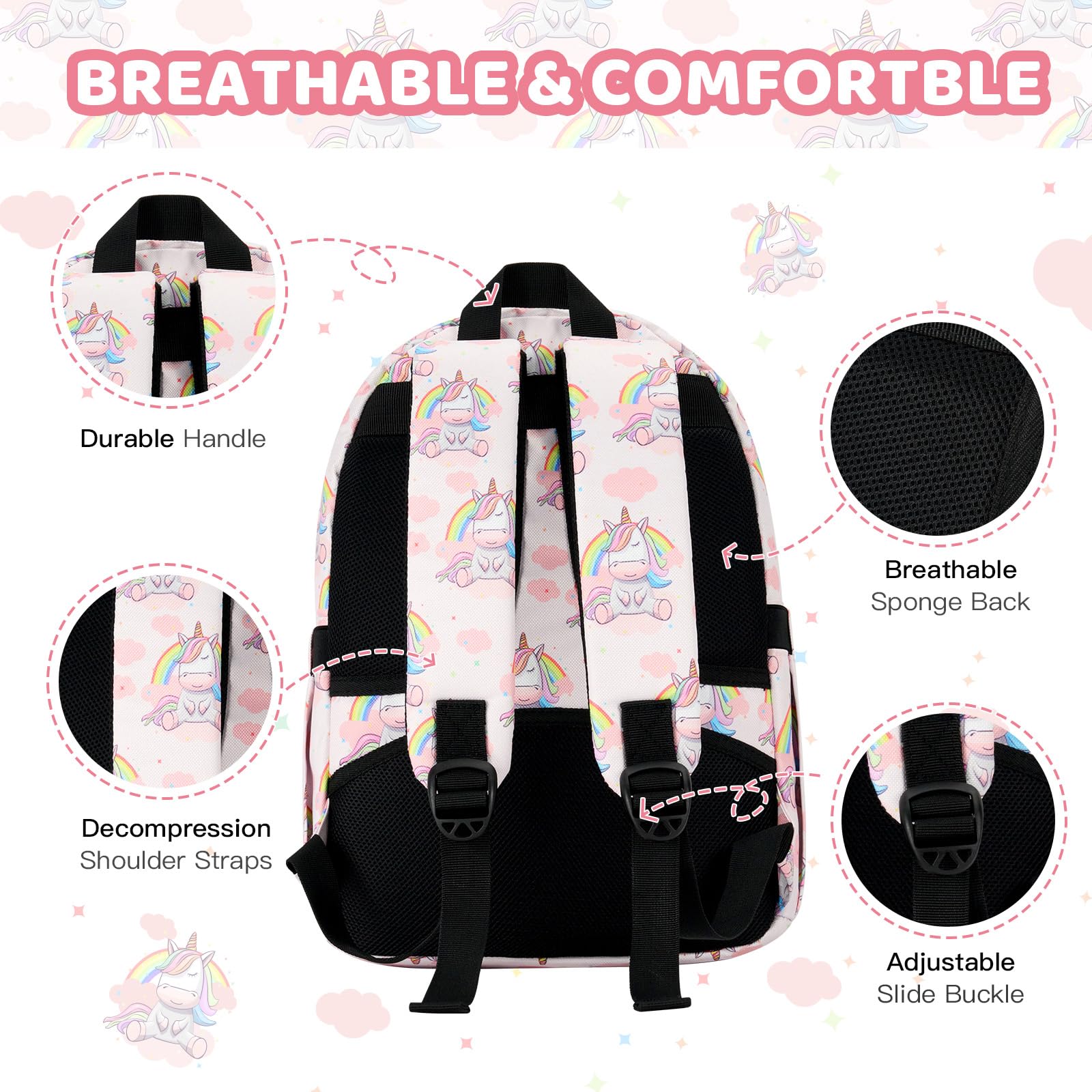 JOYHILL Travel Laptop Backpack, College School Business Backpacks Waterproof Computer Bag for Boys Men fit 15.6 Inch Notebook