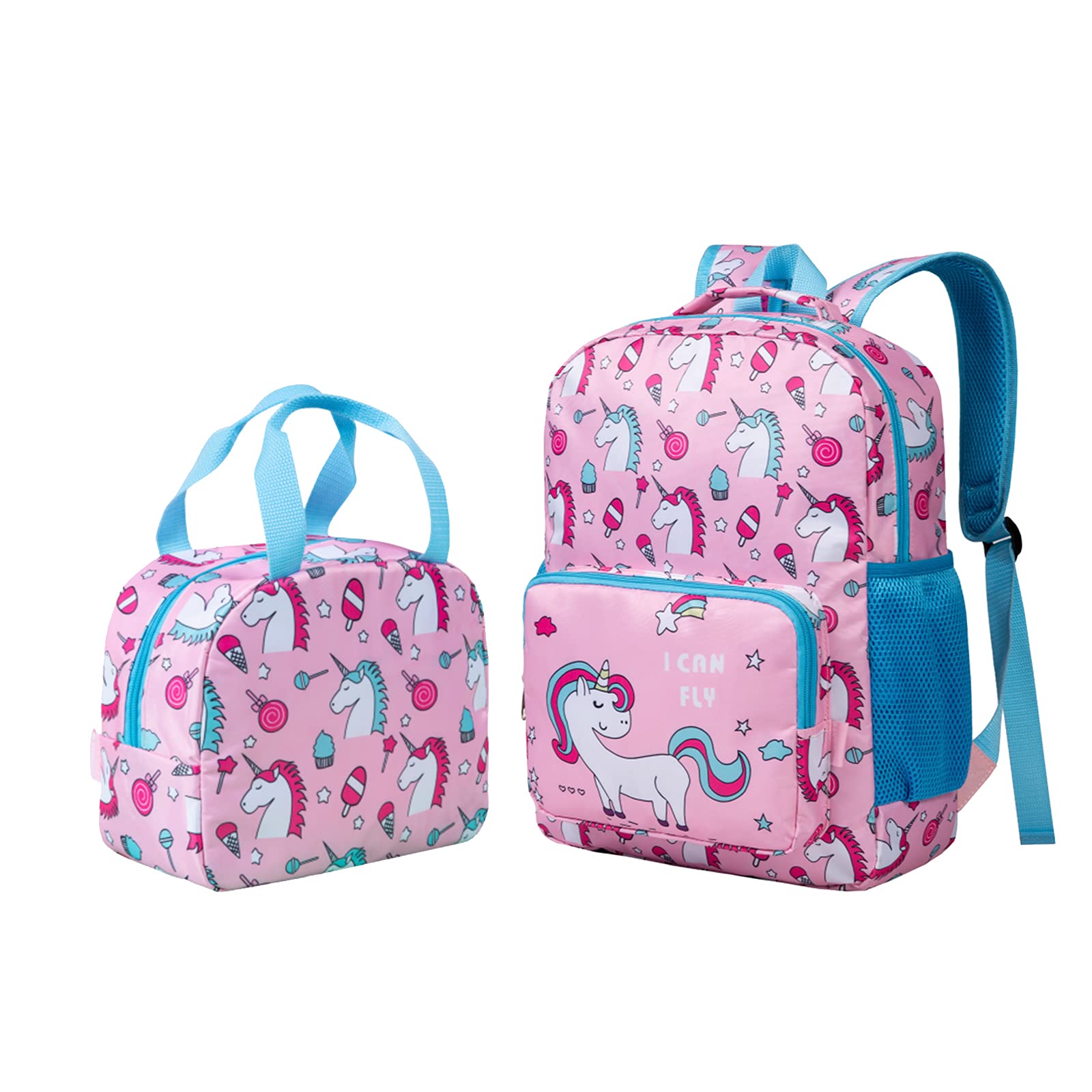 Backpack for Boys Girls, Toddler, Kids, Teen, School Bookbag For Elementary Kindergarten Student, Preschool Children (Unicorn)
