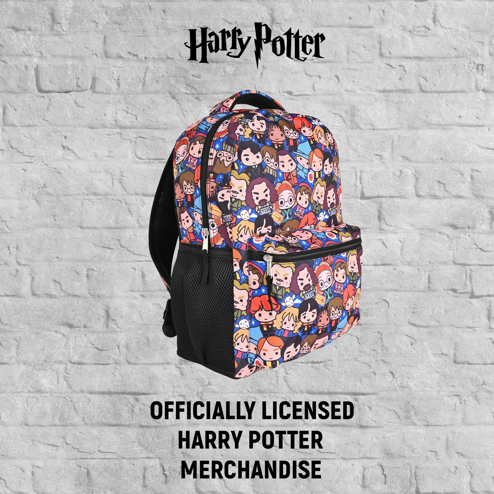 Harry Potter Kawaii Backpack | Anime Hogwarts Bookbag Knapsack For School