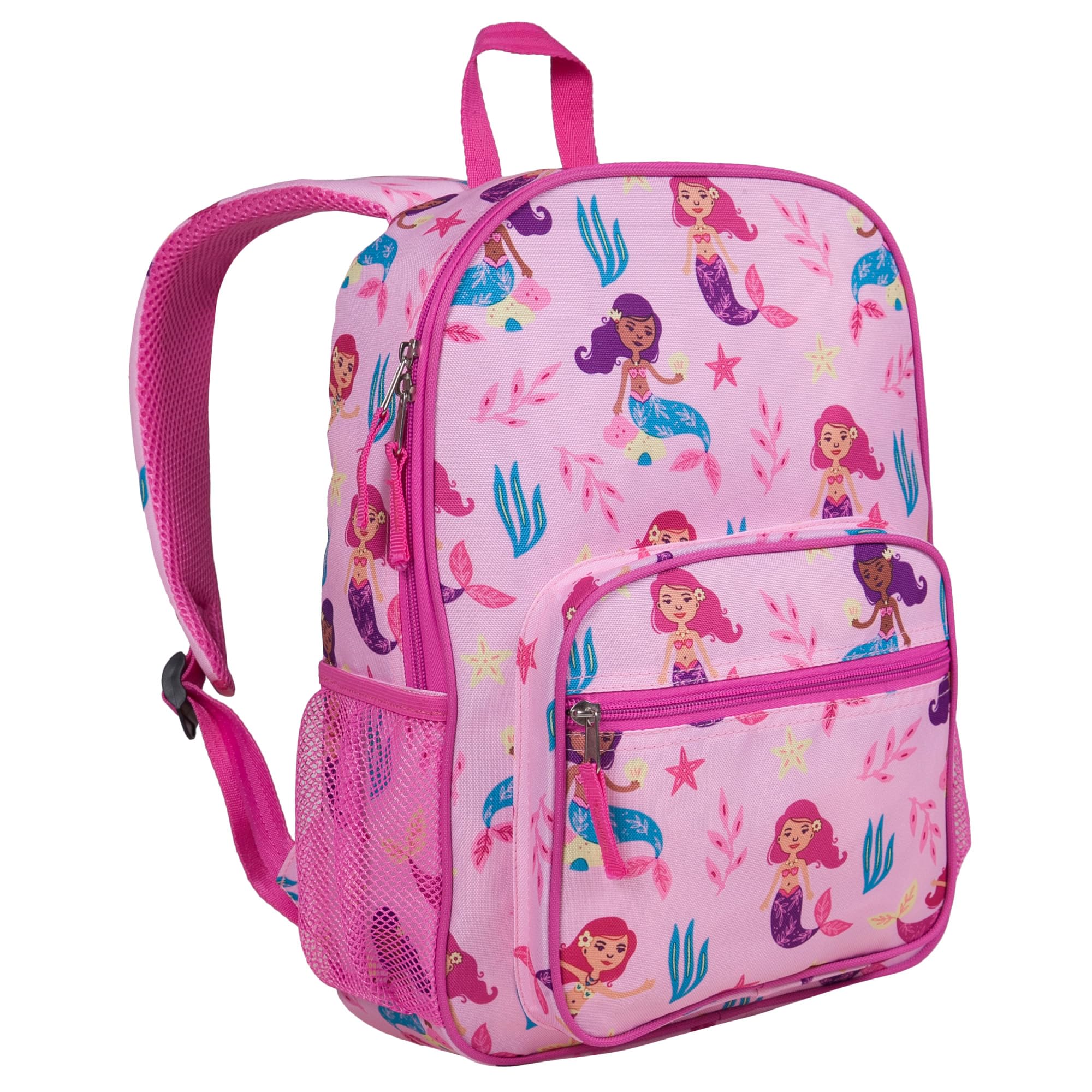 Wildkin Day2Day Kids Backpack for Boys and Girls, Measures 14.5 x 10.75 x 3.75 Inches Backpack for Kids, Ideal Size for School and Travel Backpacks (Firefighters)
