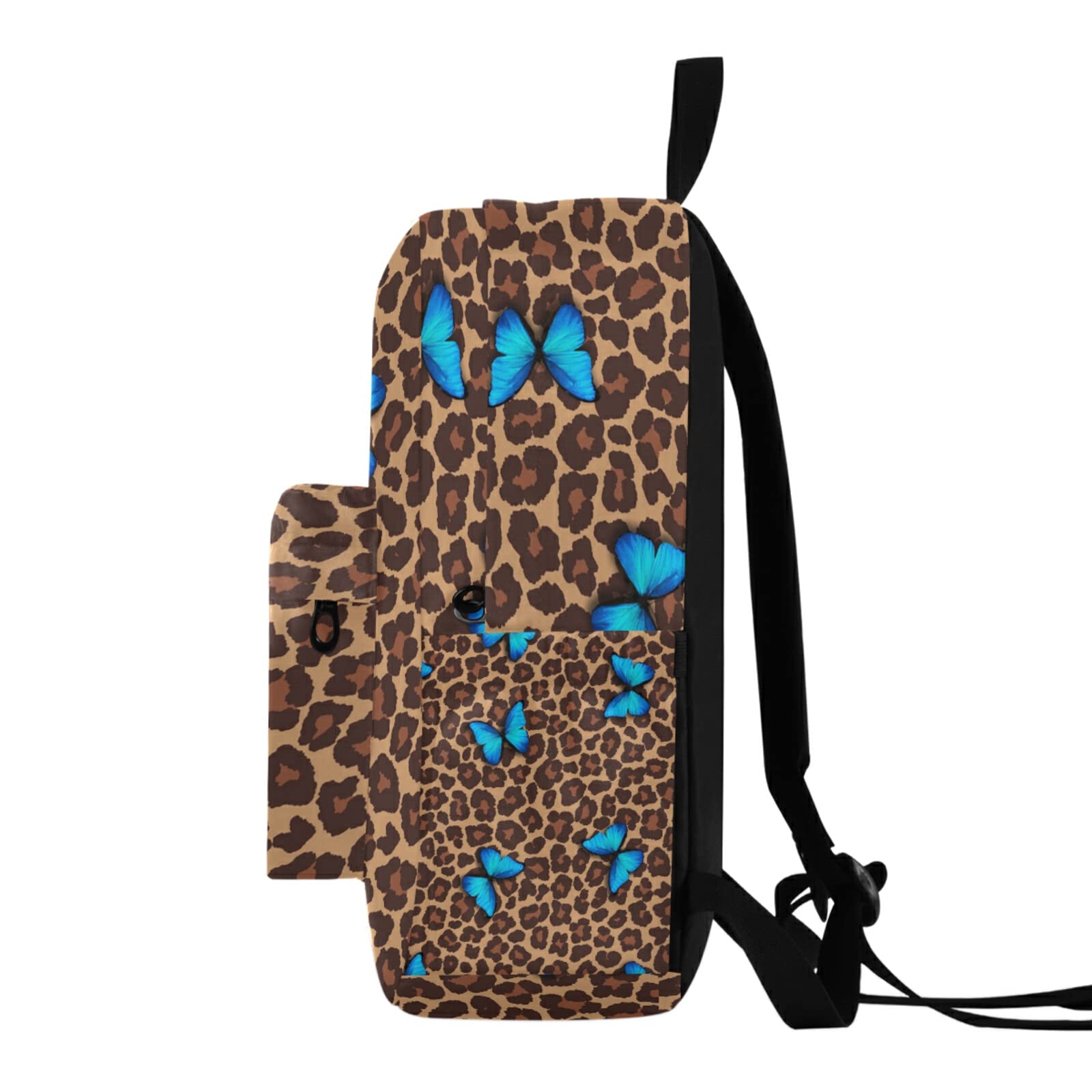 Leopard Cheetah Backpack, Travel Rucksack Lightweight School Bookbag Daypack for Adults Teen Students Boys Girls